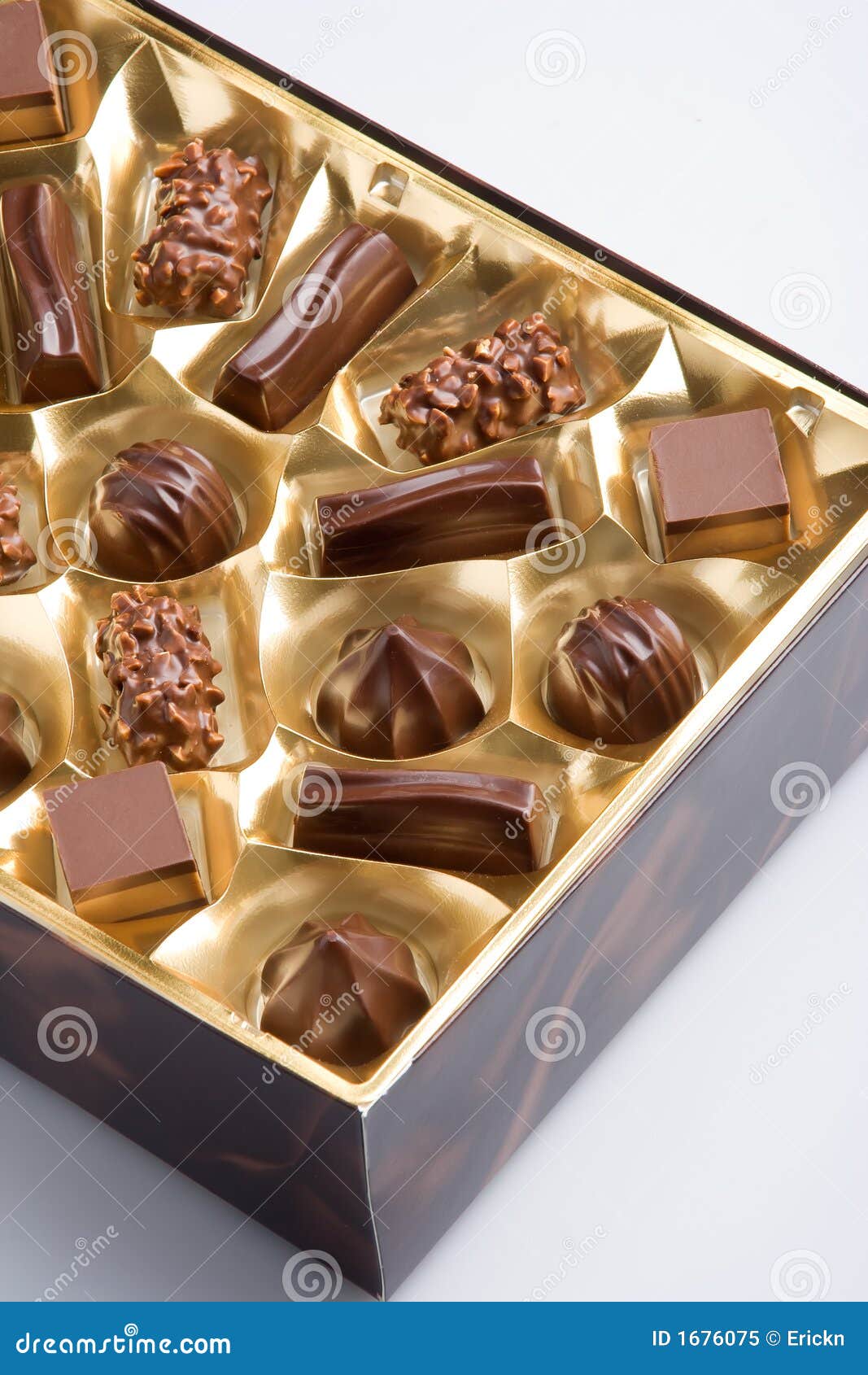 Assorted chocolates stock image. Image of assorted, sweet - 1676075