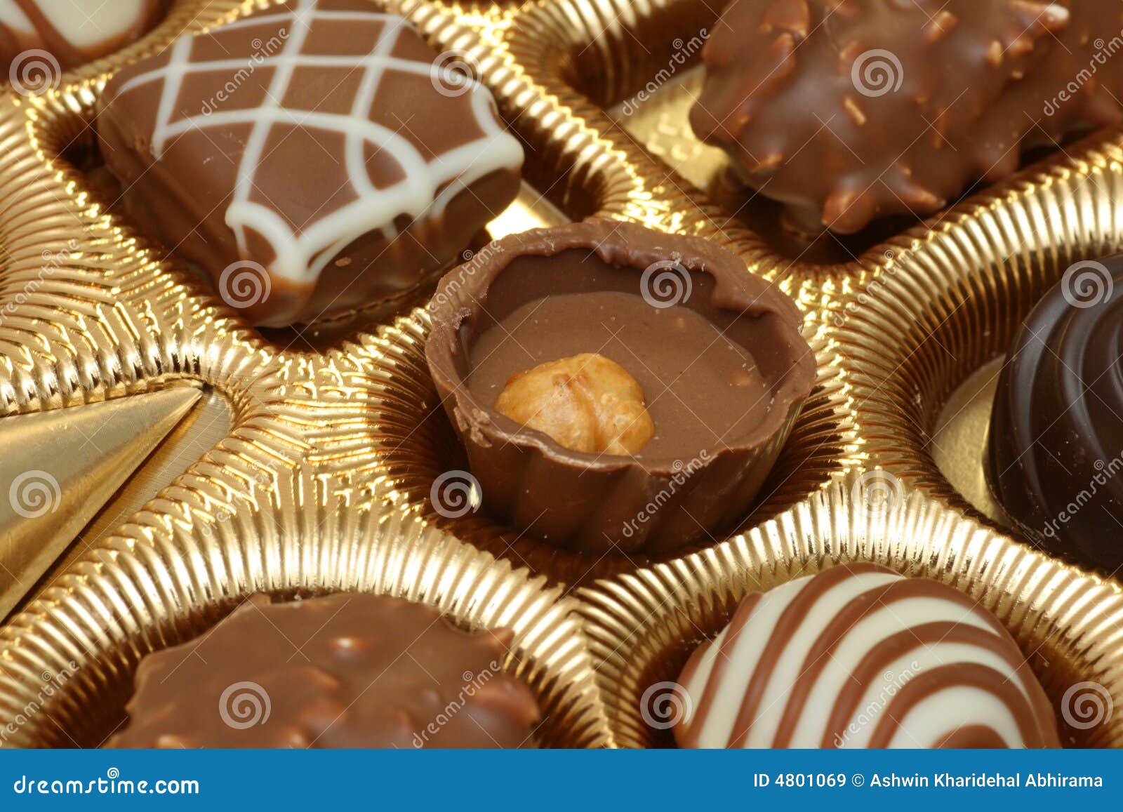 Assorted Chocolates stock image. Image of indulgence, dark - 4801069