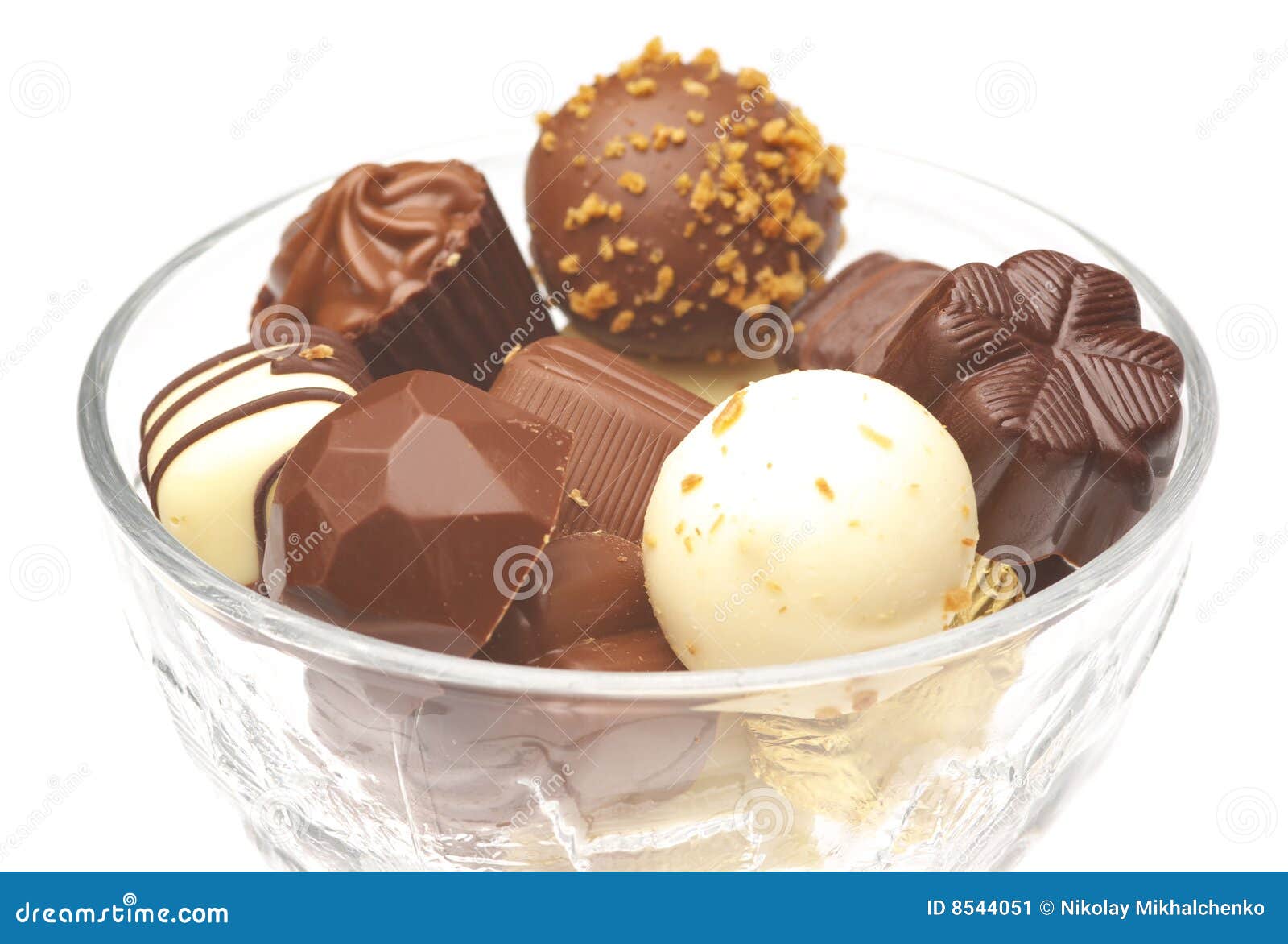 Assorted chocolates stock image. Image of sweet, bonbon - 8544051