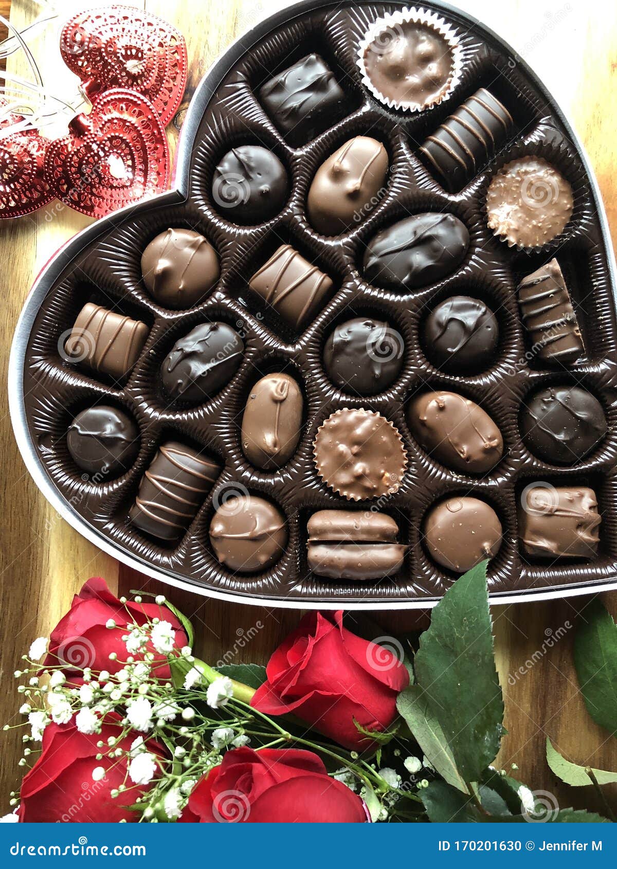 Assorted chocolates stock photo. Image of sweet, nuts - 170201630