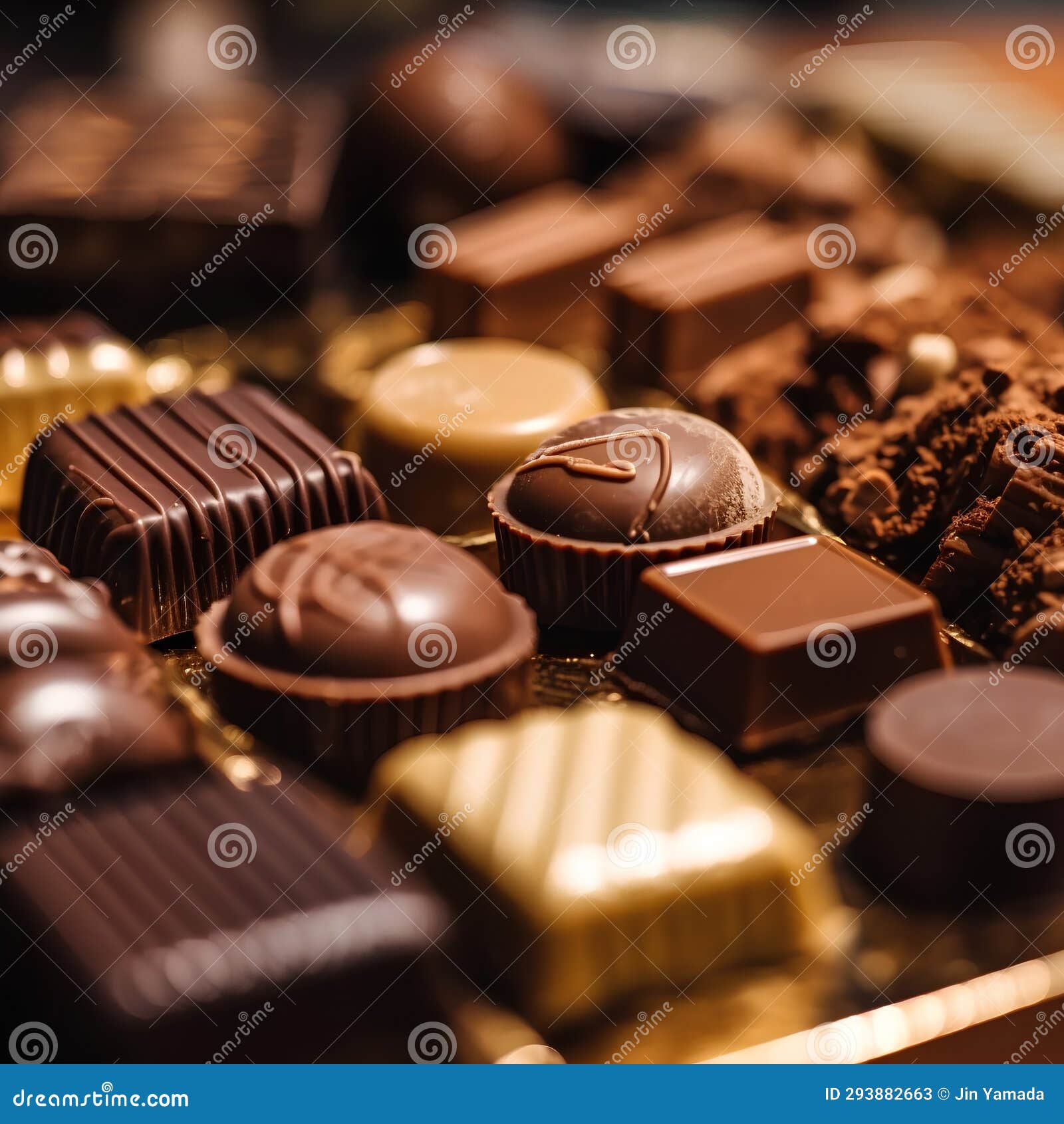 Assorted Chocolates, Luxury Chocolate Bonbons, Close-up. Food ...