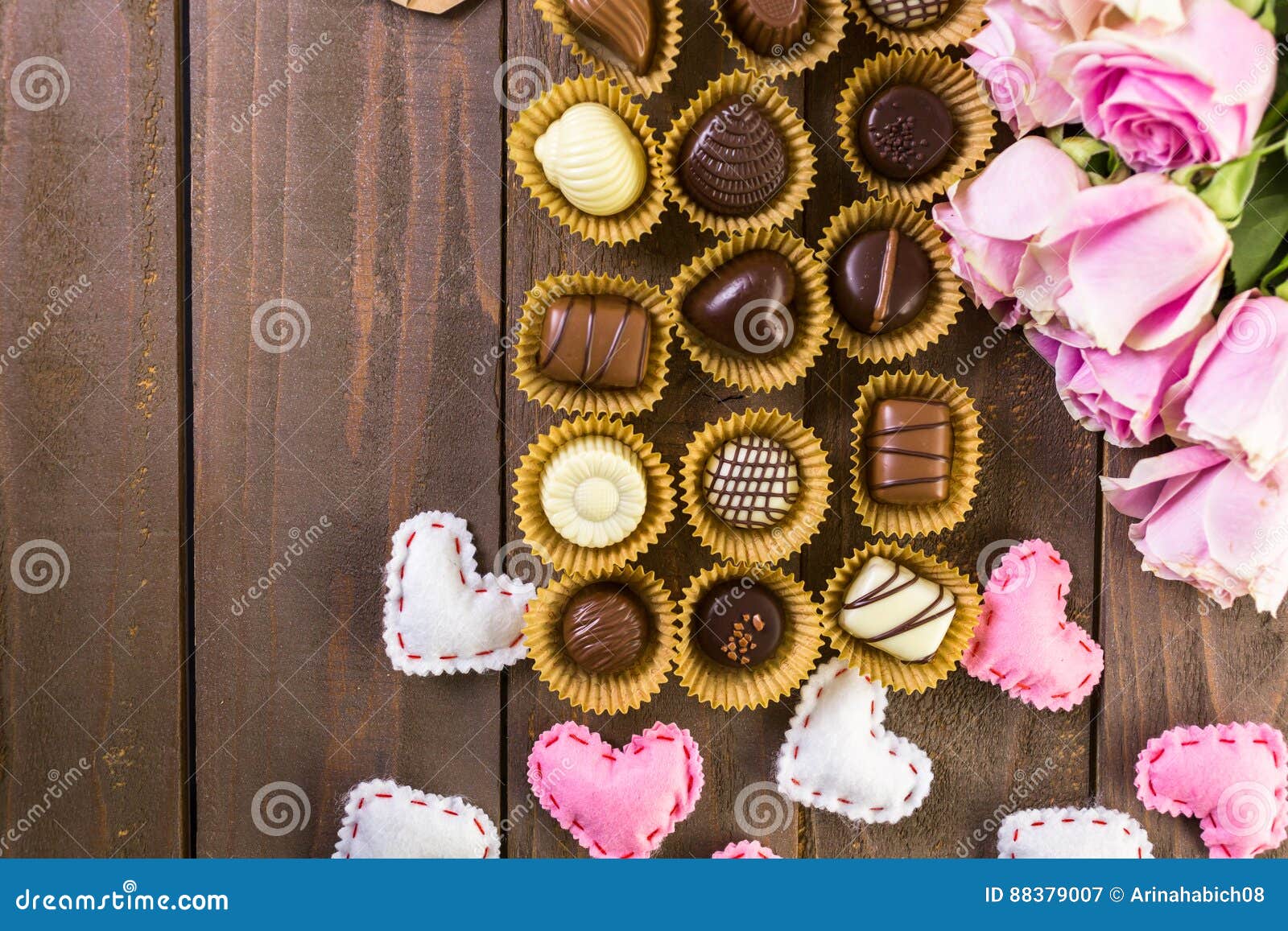 Chocolates stock image. Image of flower, chocolate, blooming - 88379007
