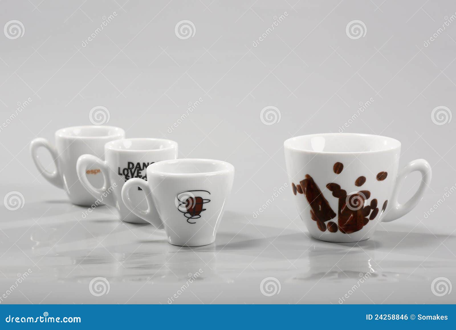 Assorted Coffee Cups stock photo. Image of casual, everyday - 24258846