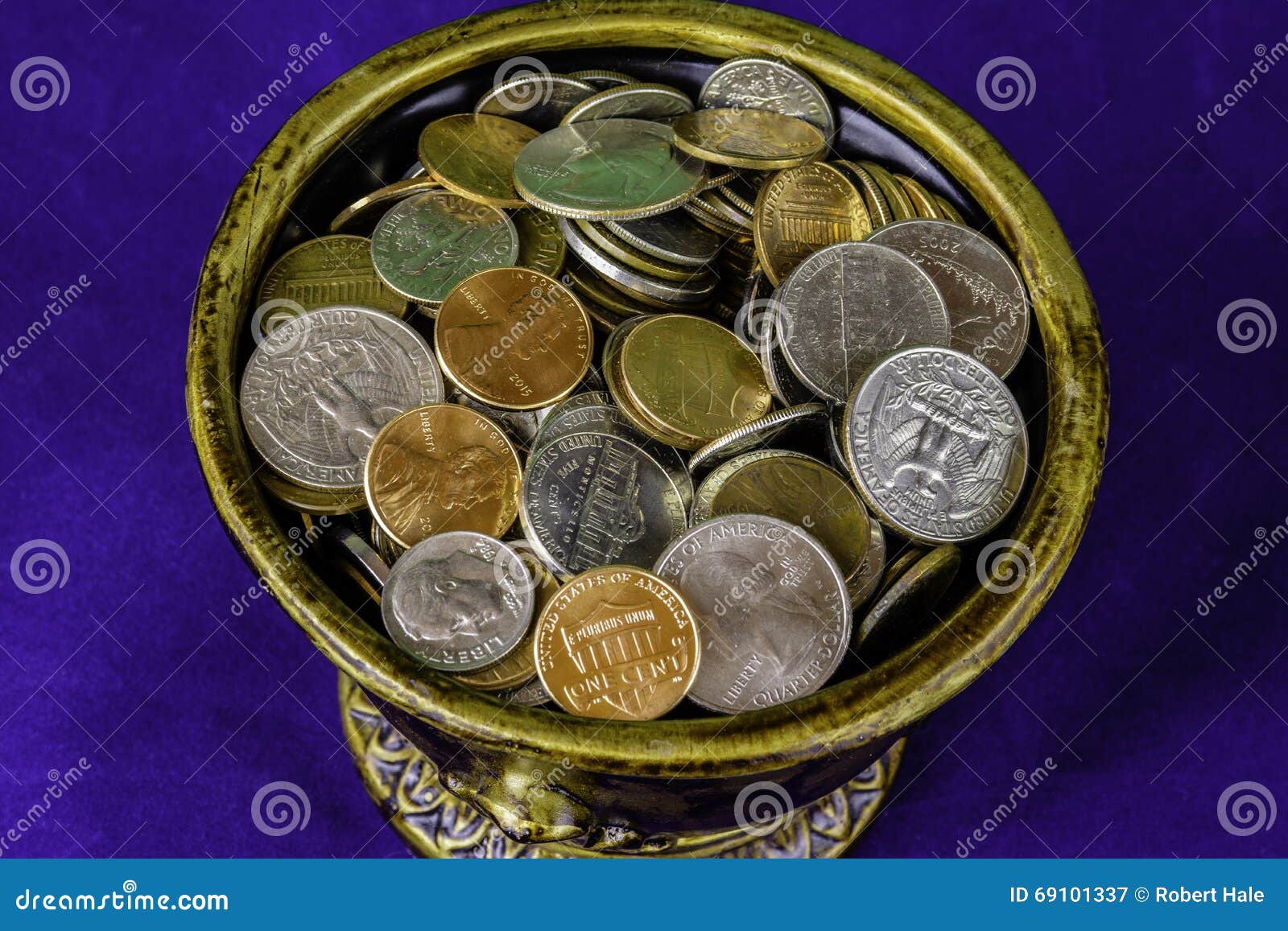 Assorted Coins stock image. Image of quarter, cent, security - 69101337