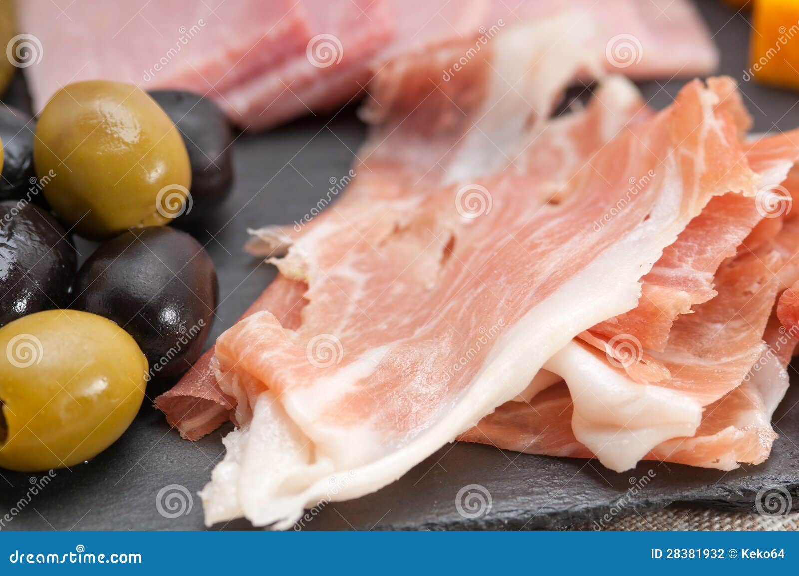 Assorted cold cut platter stock photo. Image of cuts - 28381932