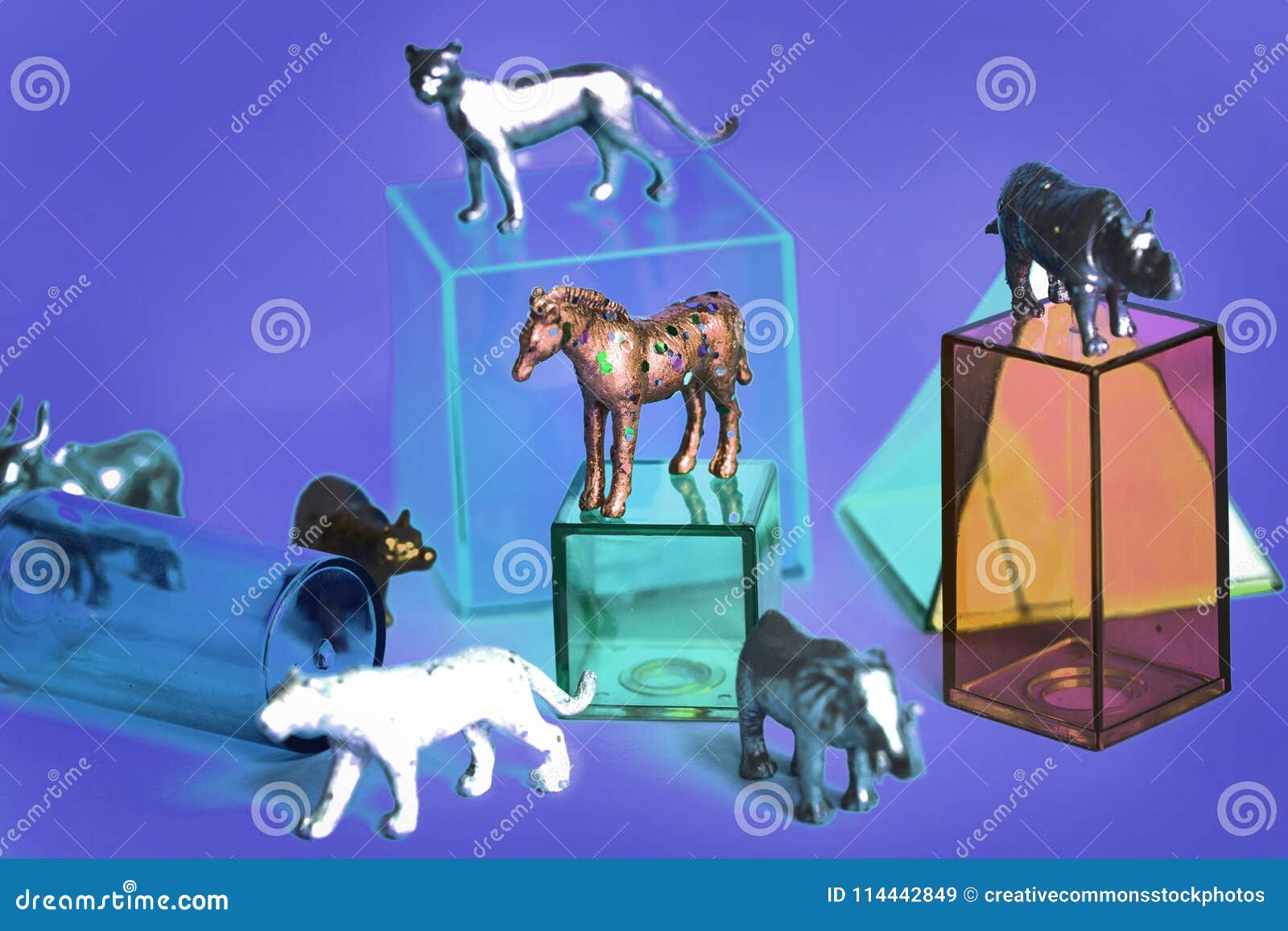 Assorted-color Animal Illustration Picture. Image: 114442849