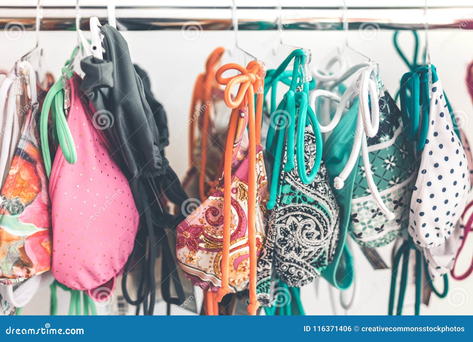 Assorted-color String Bikini Top Picture. Image: 116371406