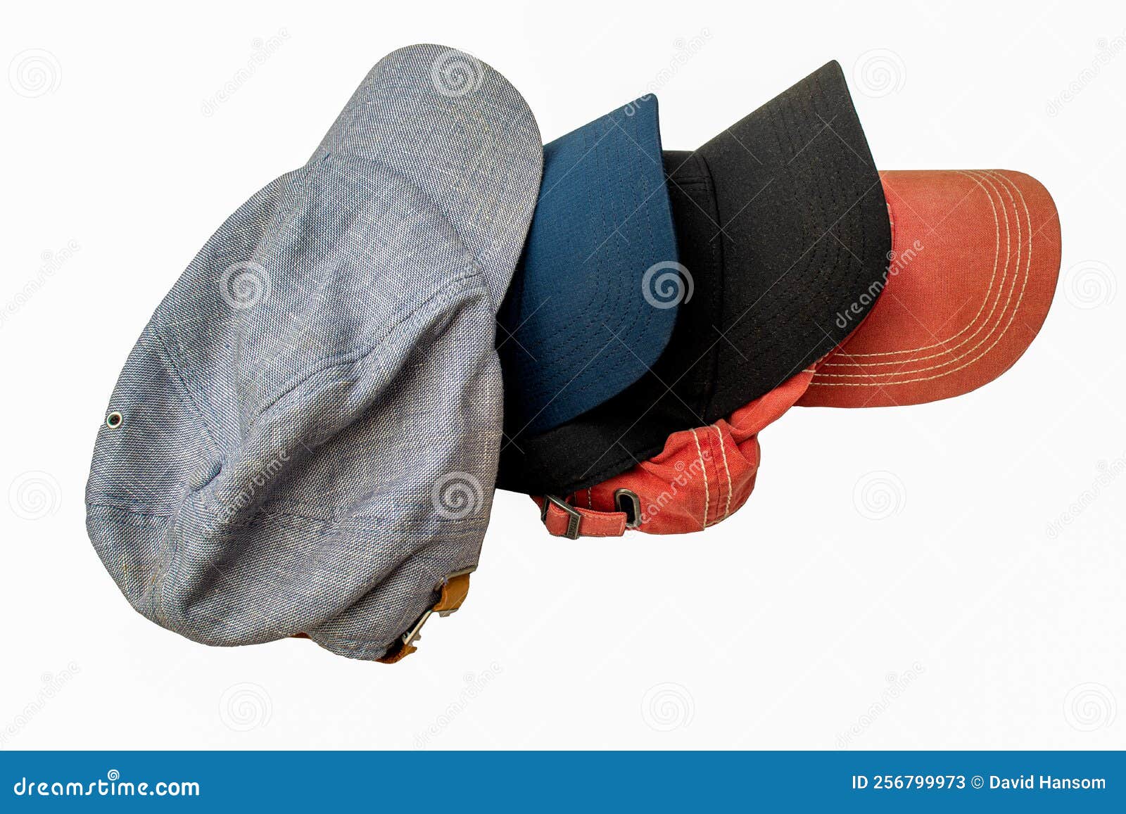 Assorted Colored Base Ball Hats Stock Image - Image of protection ...