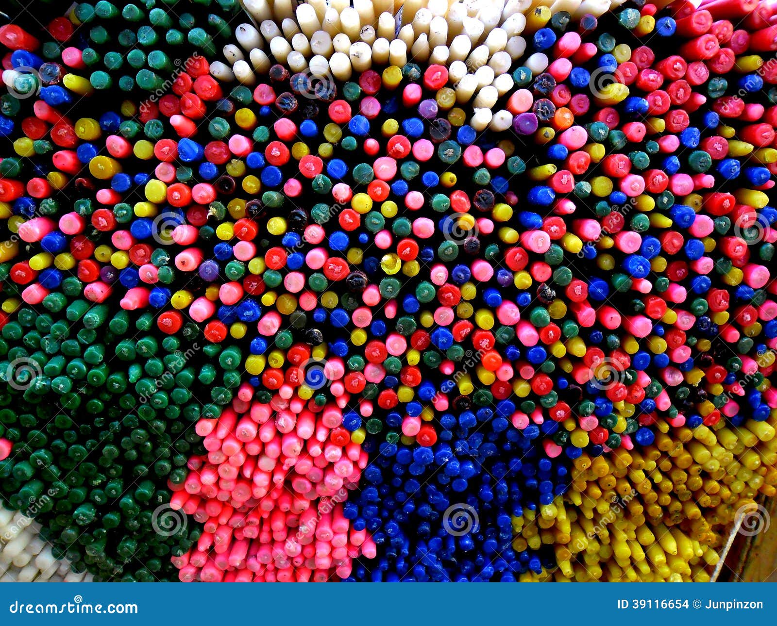 Assorted colored candles stock photo. Image of colored - 39116654