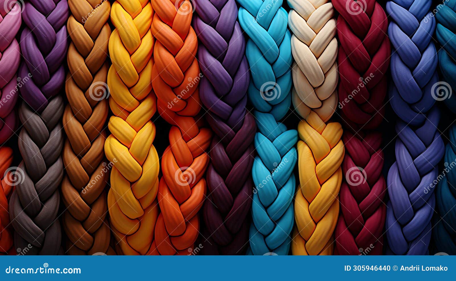 Assorted Colored Ropes Tangled Together Stock Photo - Image of colored ...