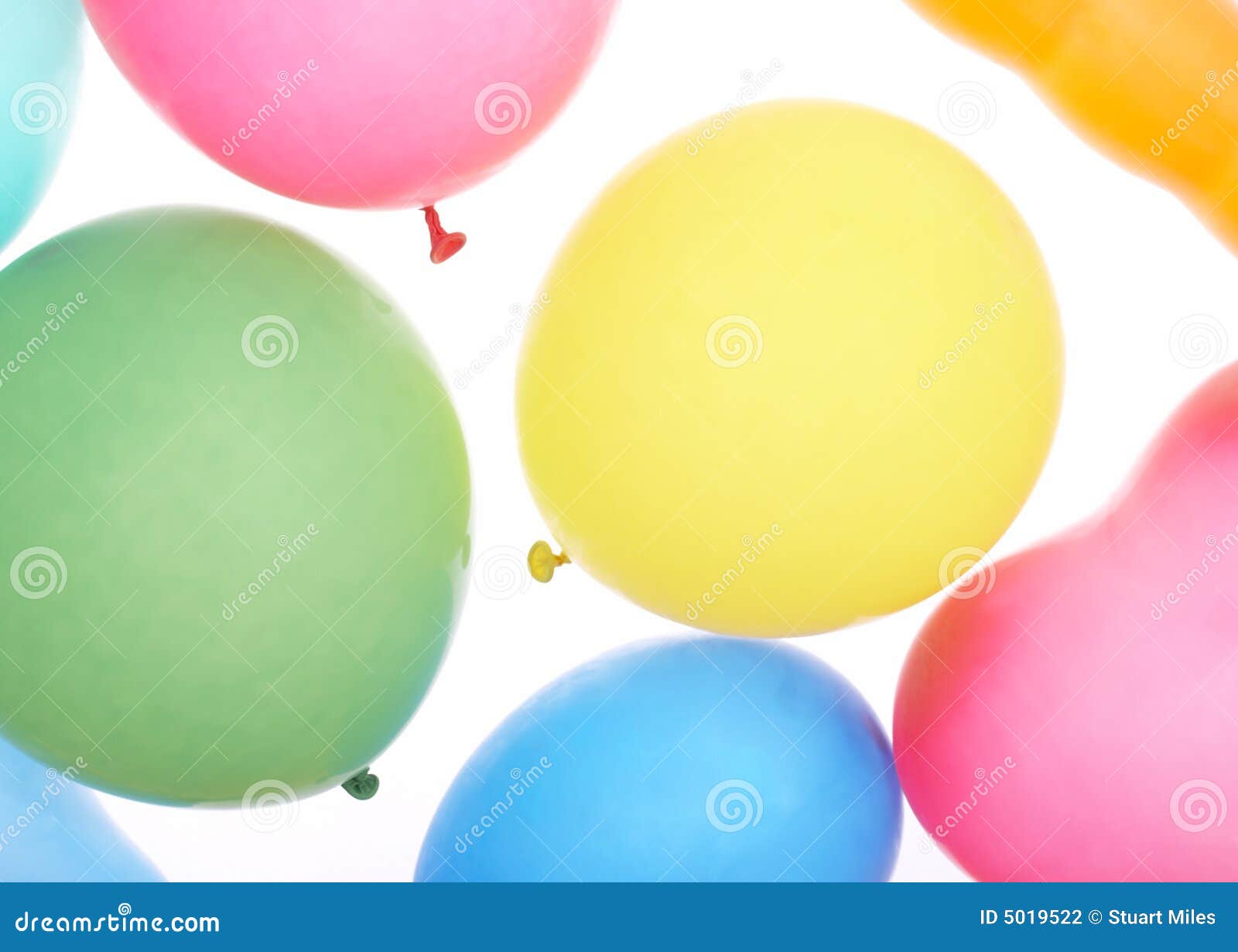 Assorted colorful balloons stock photo. Image of float - 5019522