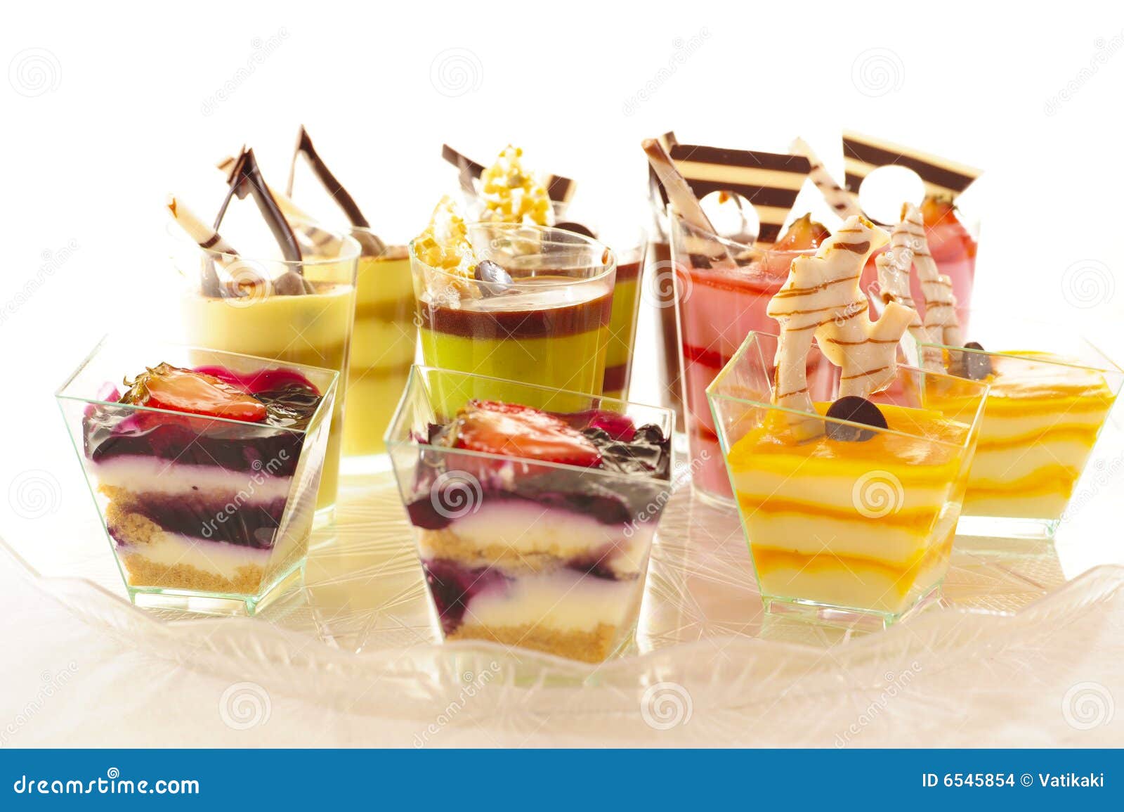 Assorted colorful desserts stock photo. Image of indulgence - 6545854