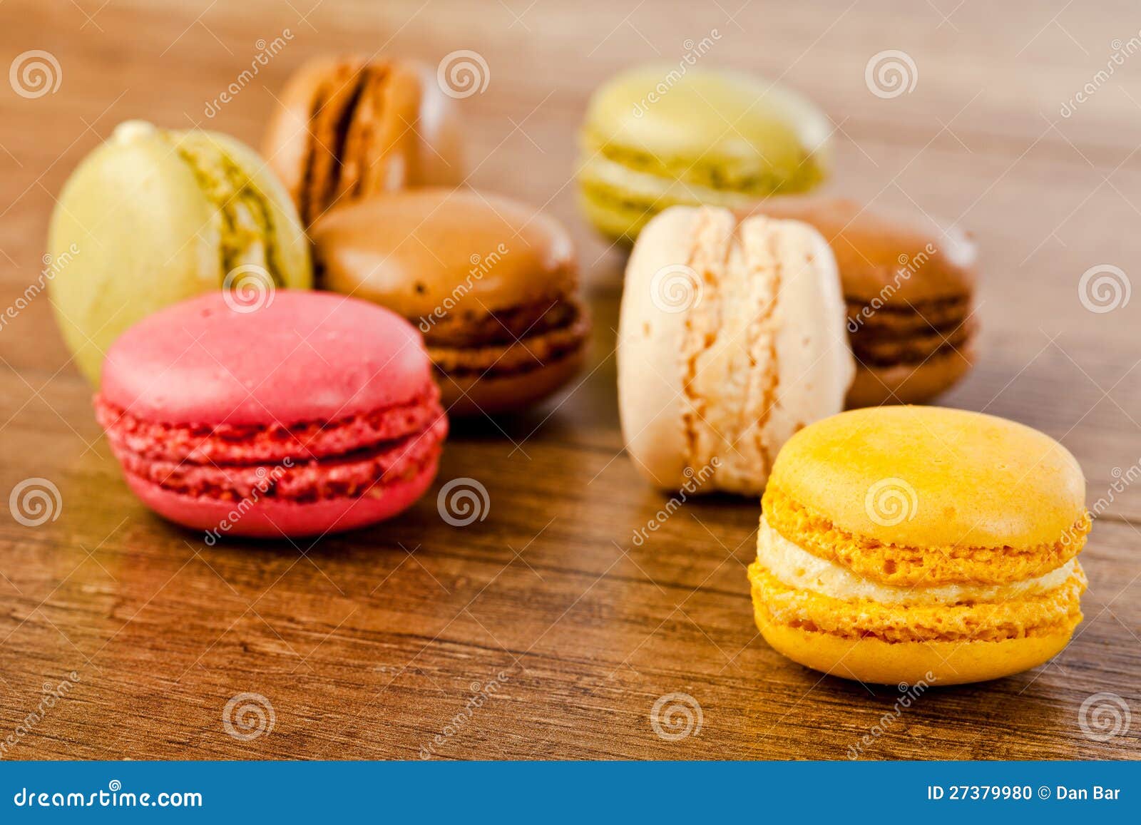 Assorted Colorful French Macarons Stock Photo - Image of france ...
