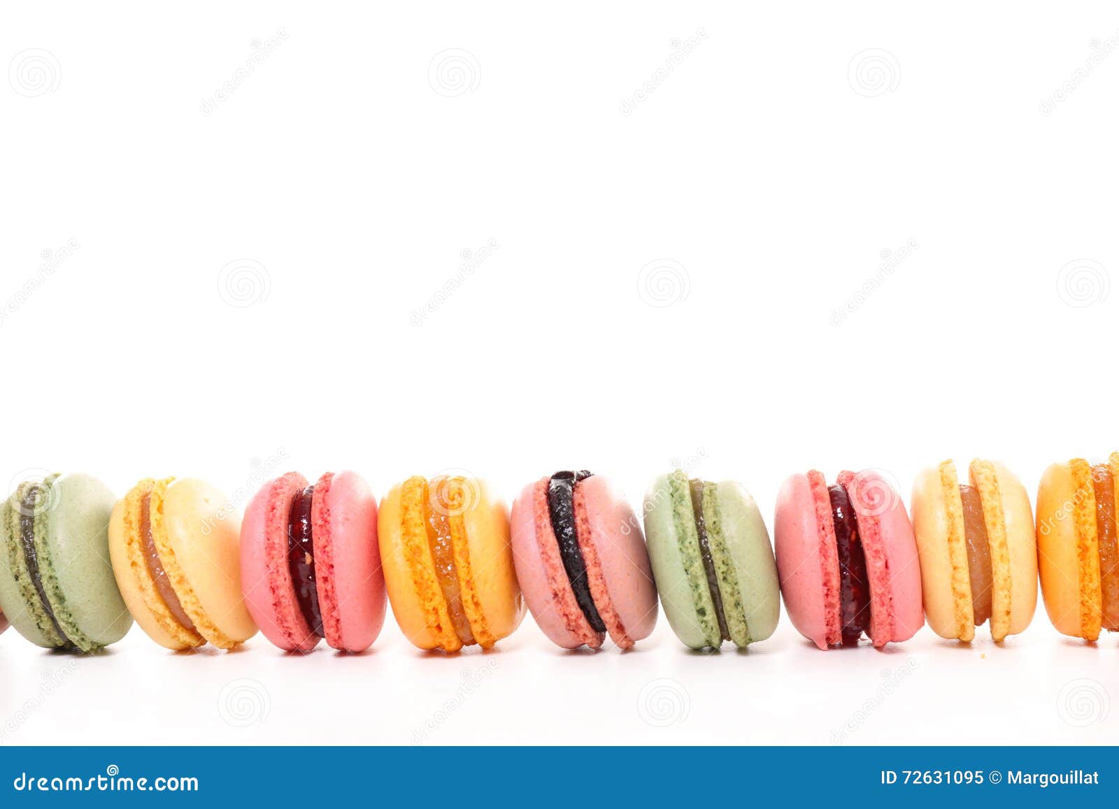 Assorted colorful macaroon stock image. Image of goods - 72631095