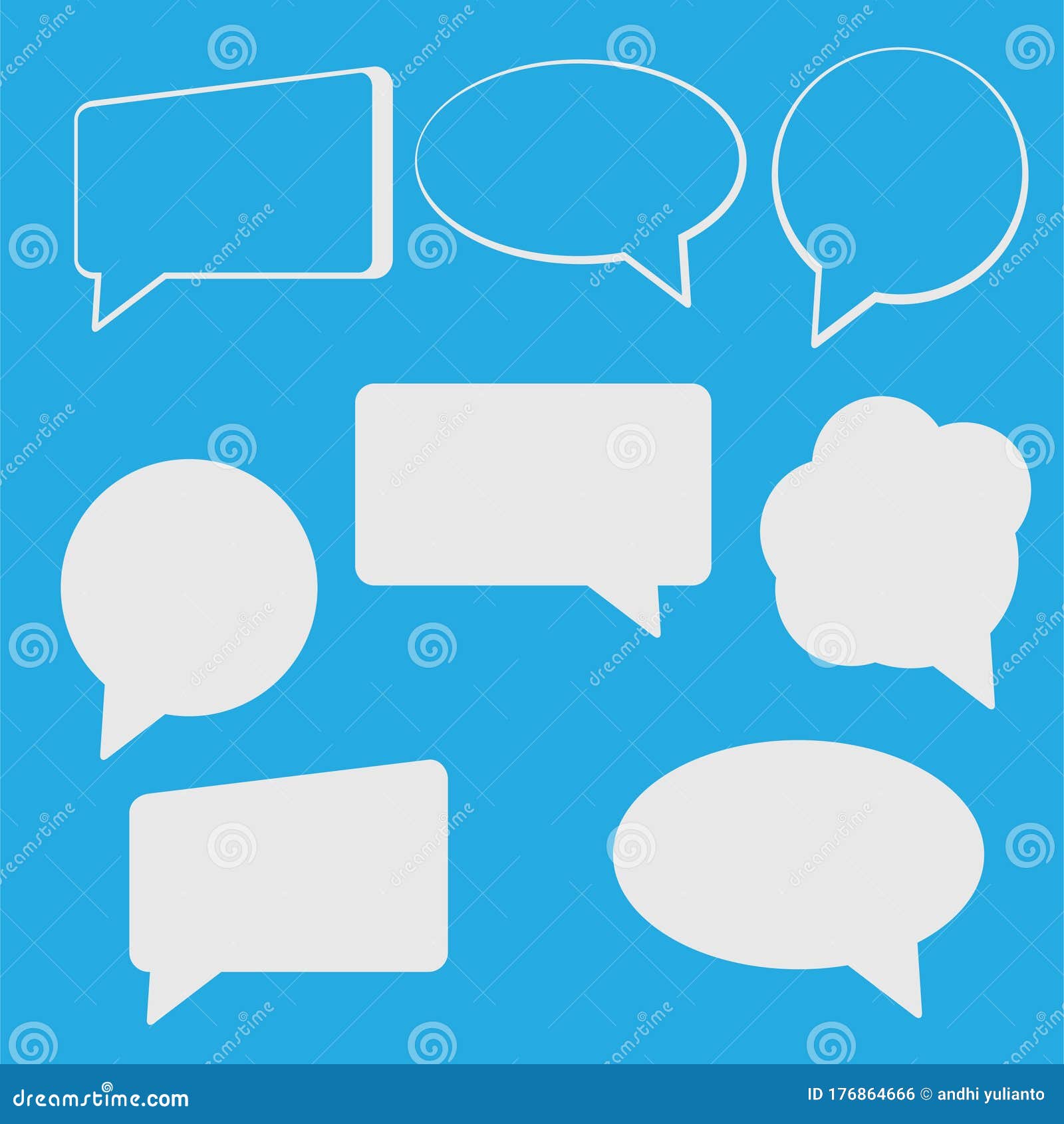 Cool Speech Bubbles Vector