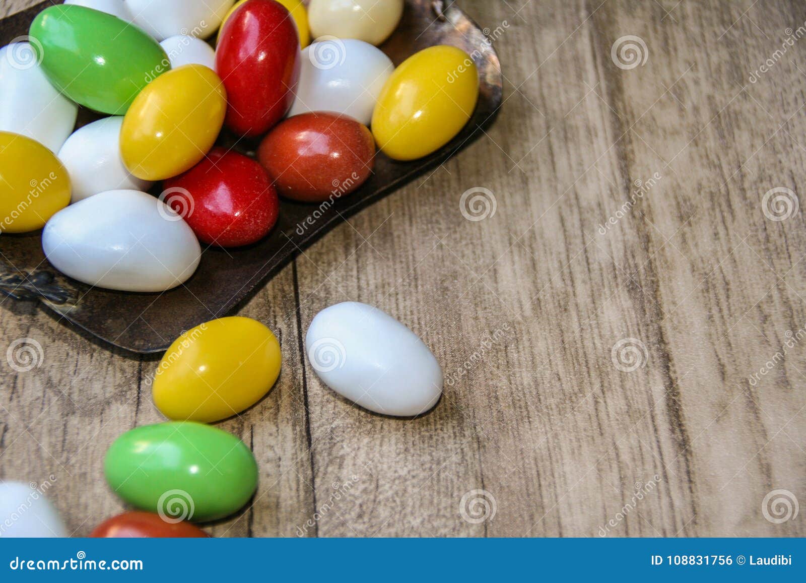 Assorted confetti, stock photo. Image of confetti, eggs - 108831756