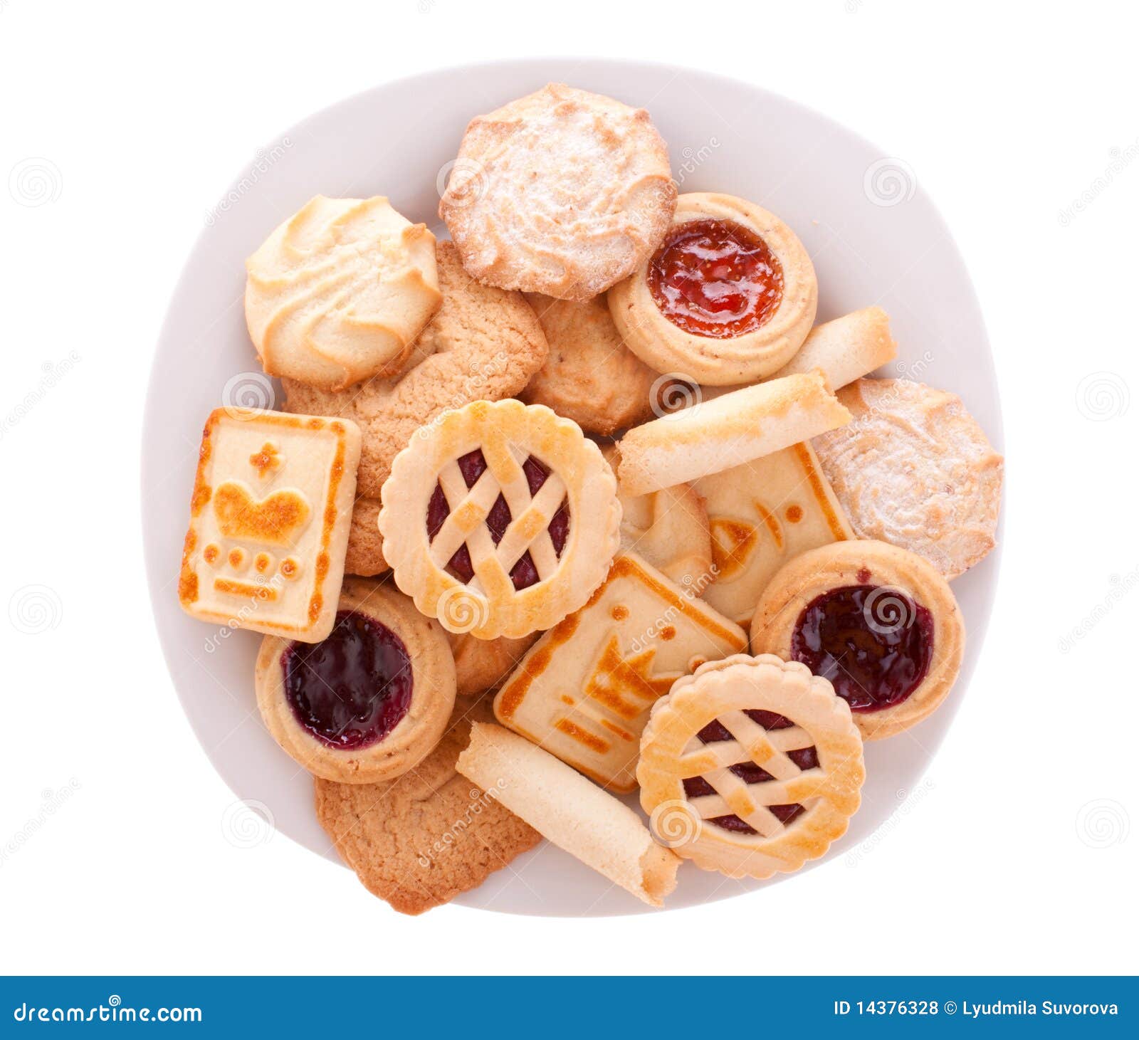 Assorted cookies stock photo. Image of jelly, baked, background - 14376328