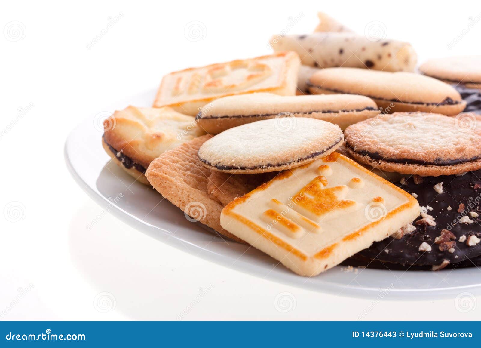 Assorted cookies stock image. Image of delights, healthy - 14376443