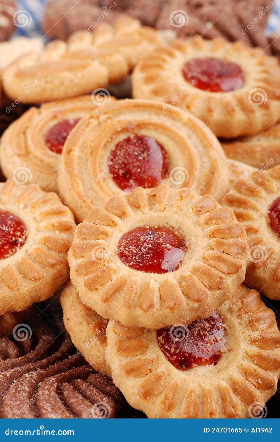 Assorted cookies stock image. Image of cookie, biscuit - 24701665