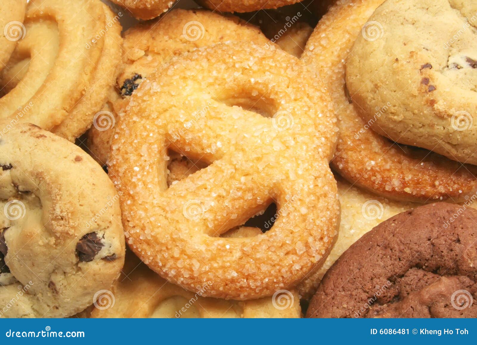 Assorted Cookies stock image. Image of biscuit, danish - 6086481
