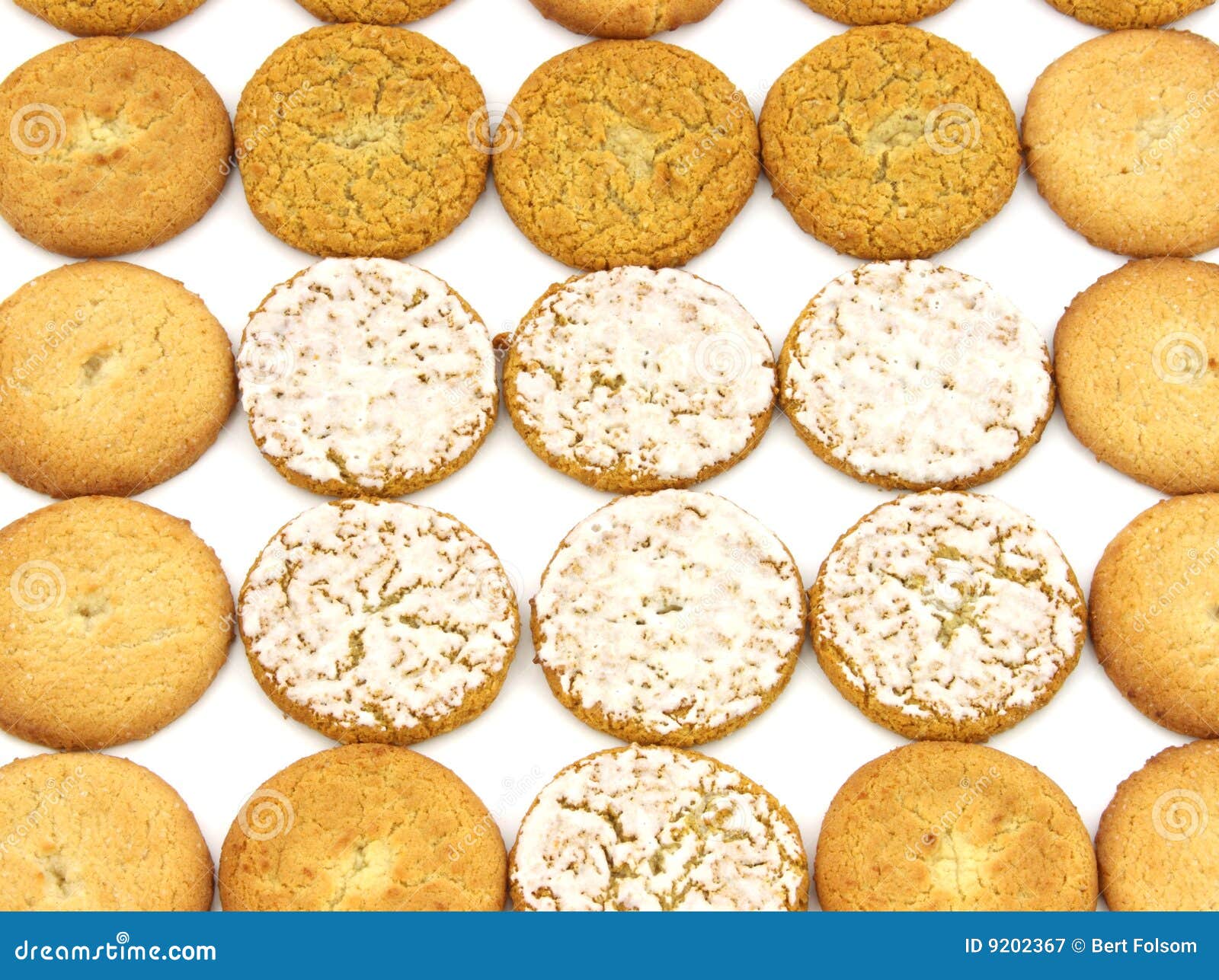 Assorted cookies stock image. Image of round, white, sugar - 9202367