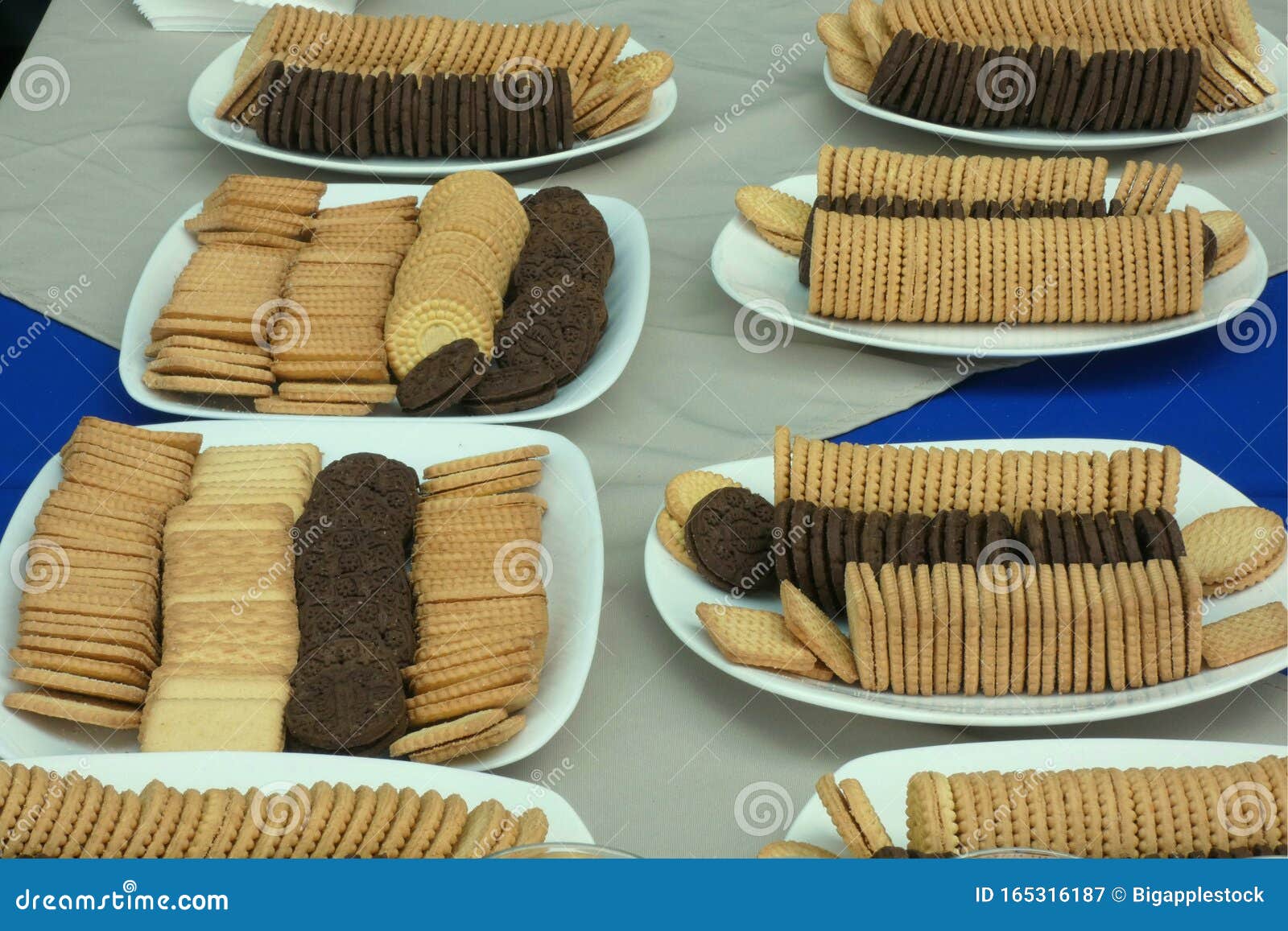 Assorted Cookies On A Plate Royalty-Free Stock Image | CartoonDealer ...