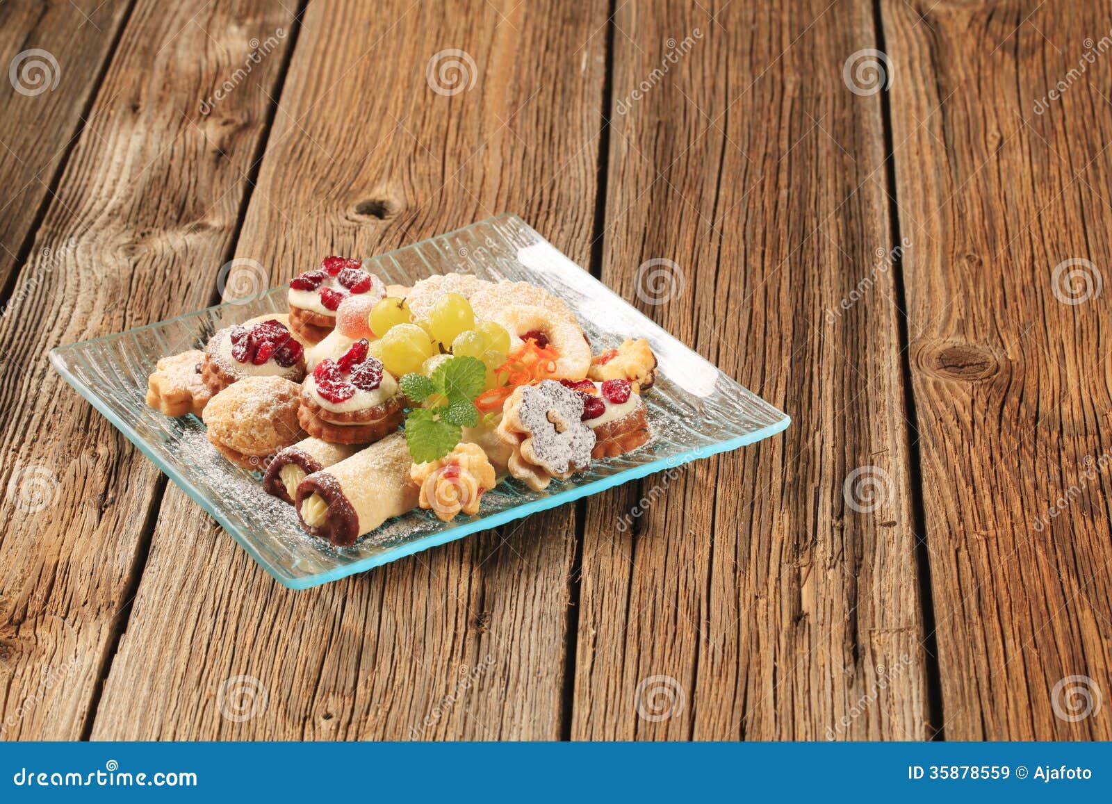 Assorted cookies stock image. Image of fruit, confectionery - 35878559