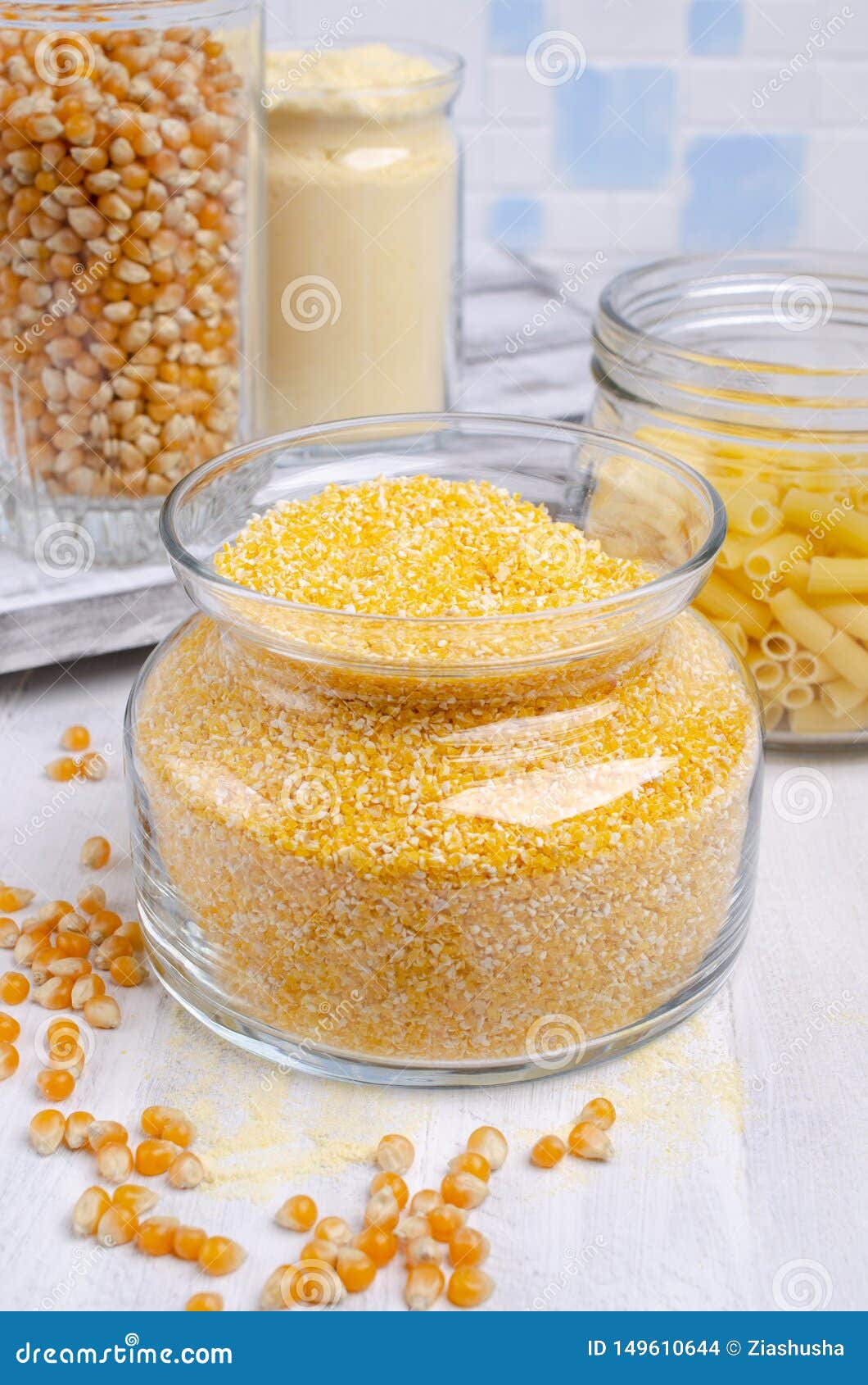 Assorted Corn Products in a Glass Jar Stock Photo - Image of nature ...