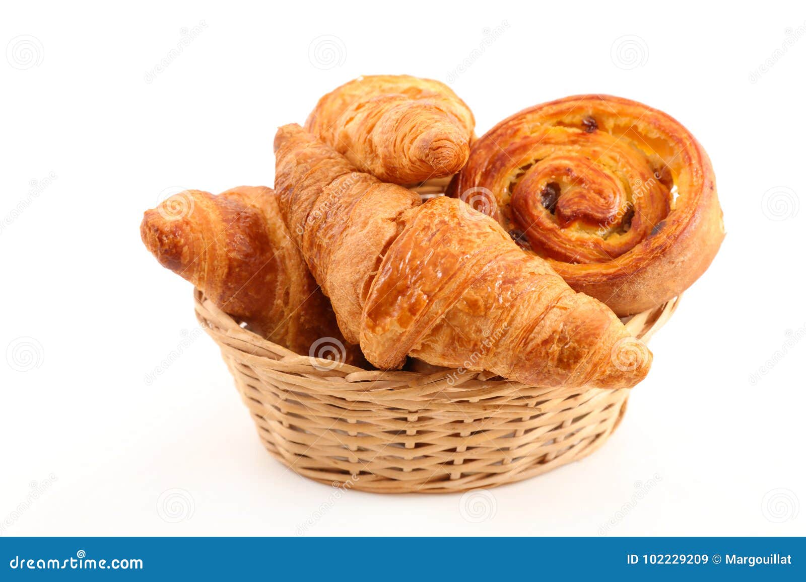 Assorted croissant stock image. Image of isolated, fresh - 102229209