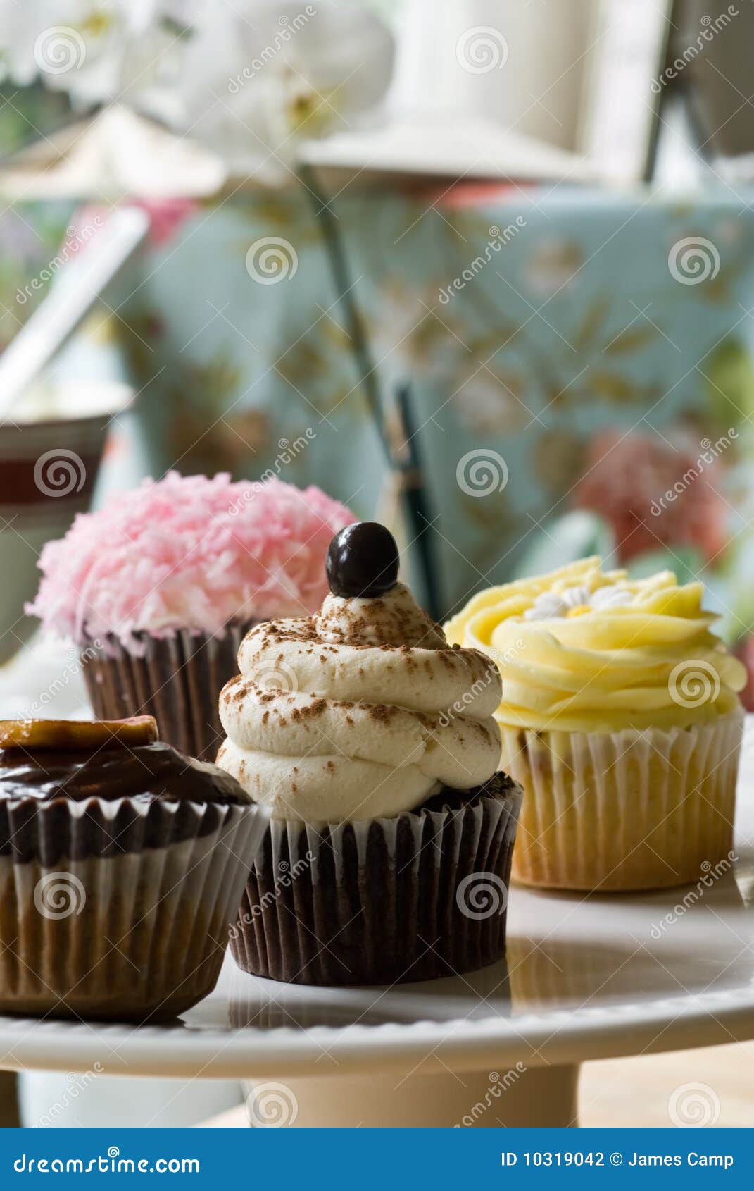 Assorted cupcakes stock photo. Image of sweet, coffee - 10319042