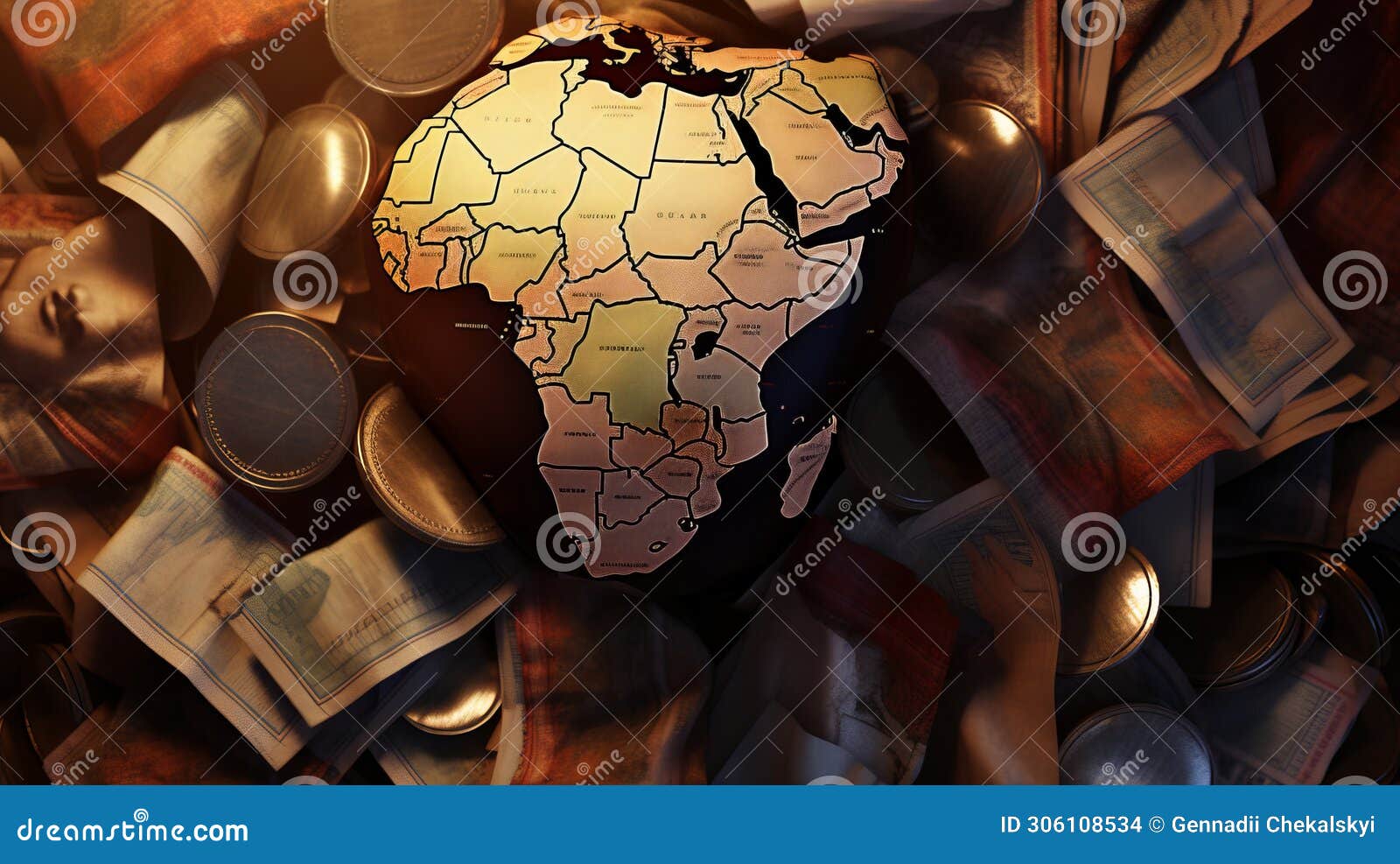 Assorted Currency Denominations in High-resolution Background Display ...