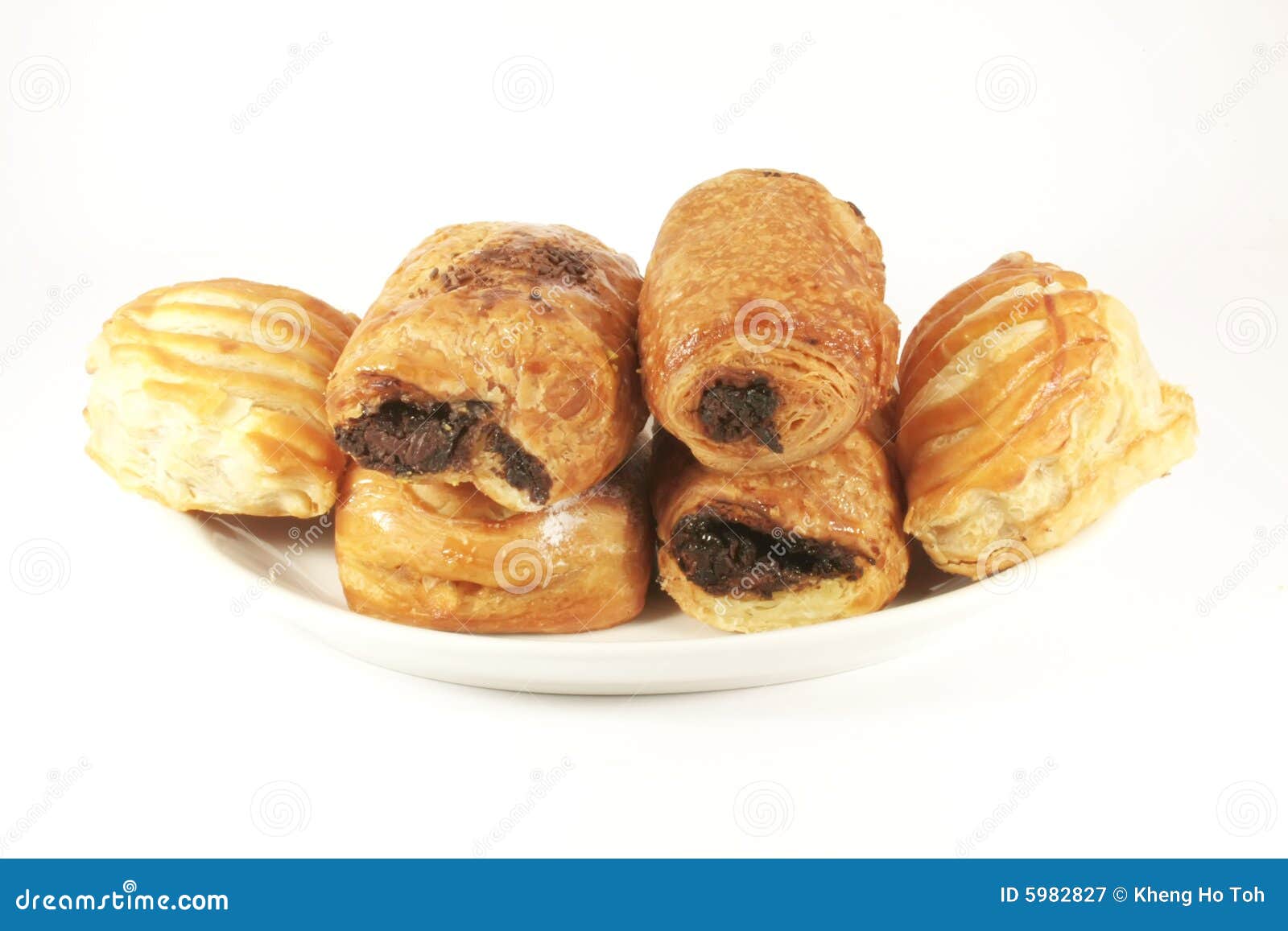 Assorted Danish Pastries stock image. Image of filled - 5982827