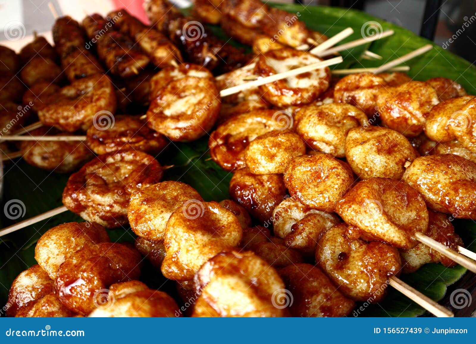Assorted Deep Fried Sweet Snacks Stock Image - Image of bananacue ...