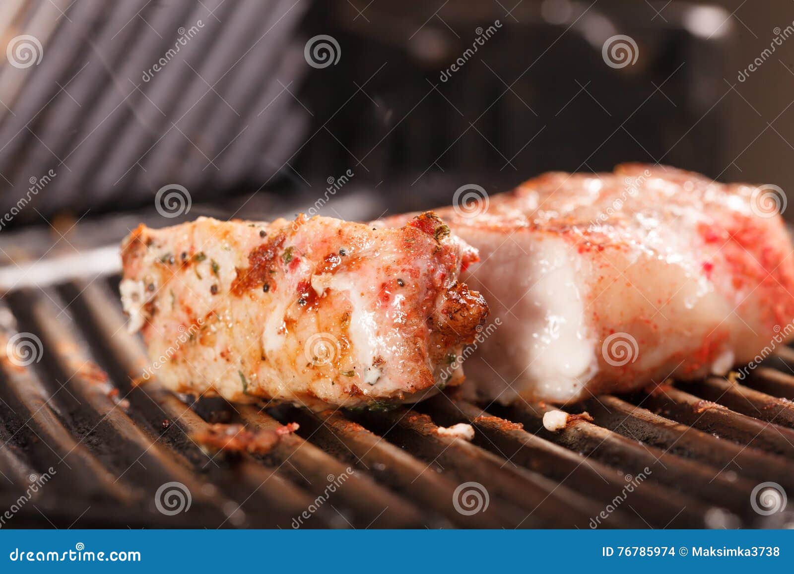 Assorted Delicious Grilled Meat on a Barbecue Stock Photo - Image of ...