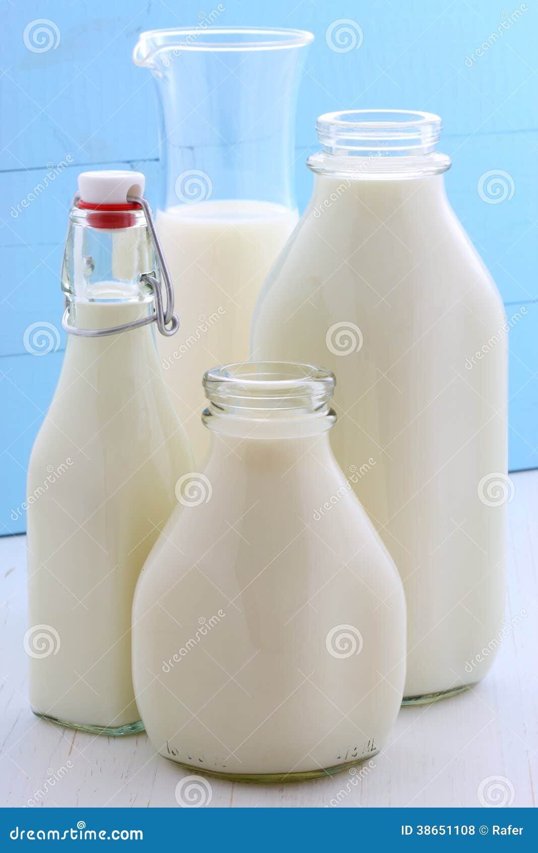 Assorted and Delicious Milk Stock Photo - Image of percent, breakfast ...