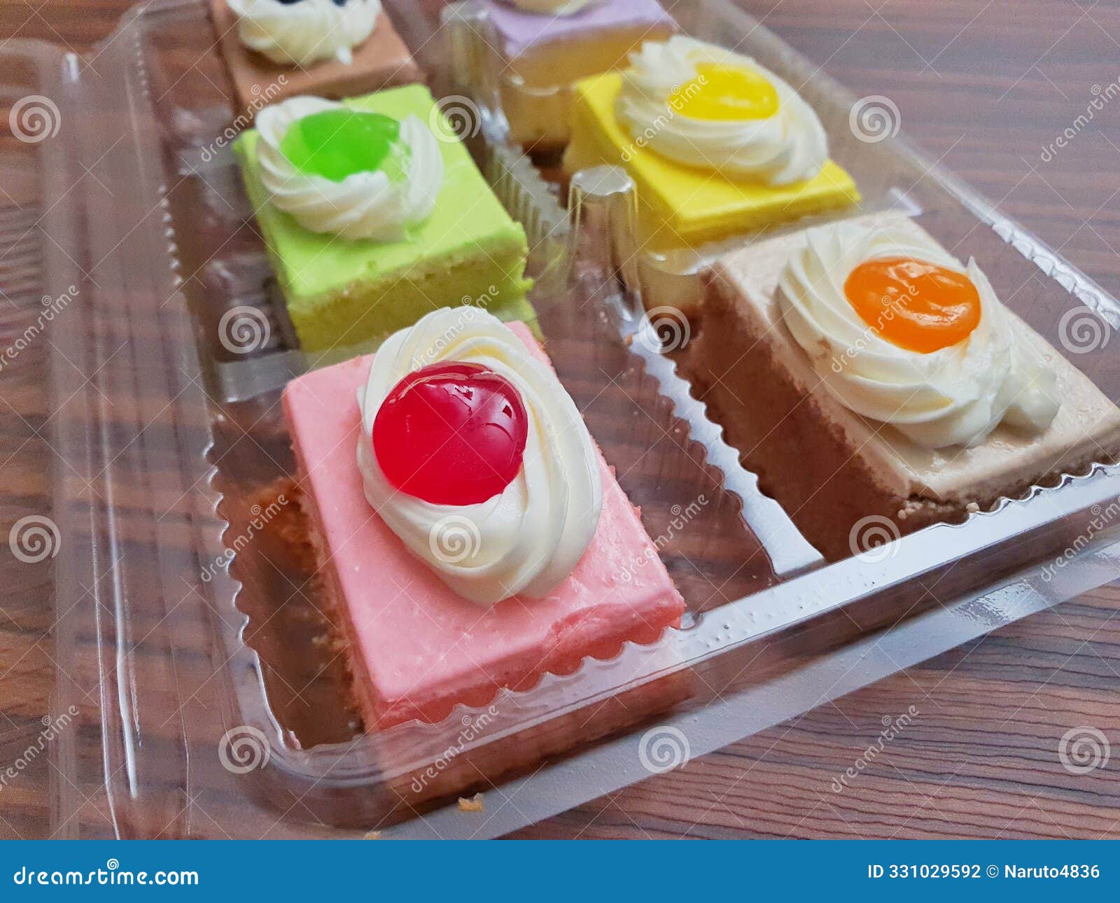 Assorted Delicious Mini Cake Stock Photo - Image of table, cookie ...