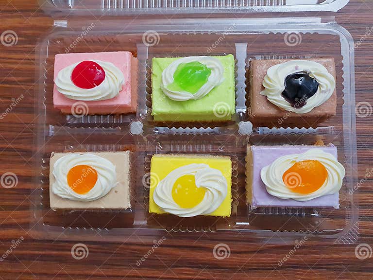 Assorted Delicious Mini Cake Stock Photo - Image of pastry, mini: 322002280