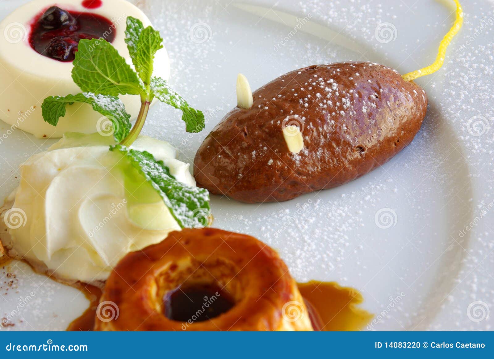 Assorted Desserts stock photo. Image of prepared, cocoa - 14083220