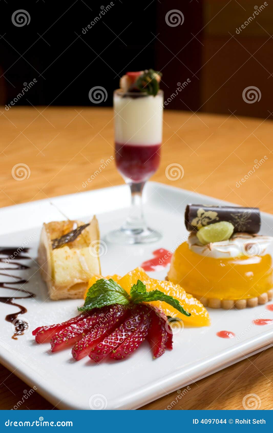 Assorted Desserts stock photo. Image of classy, meal, delicious - 4097044