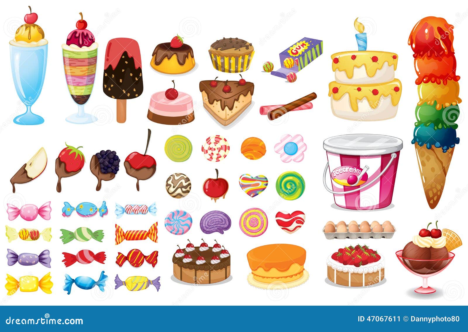 Sweets Cartoons, Illustrations & Vector Stock Images - 90645 Pictures ...