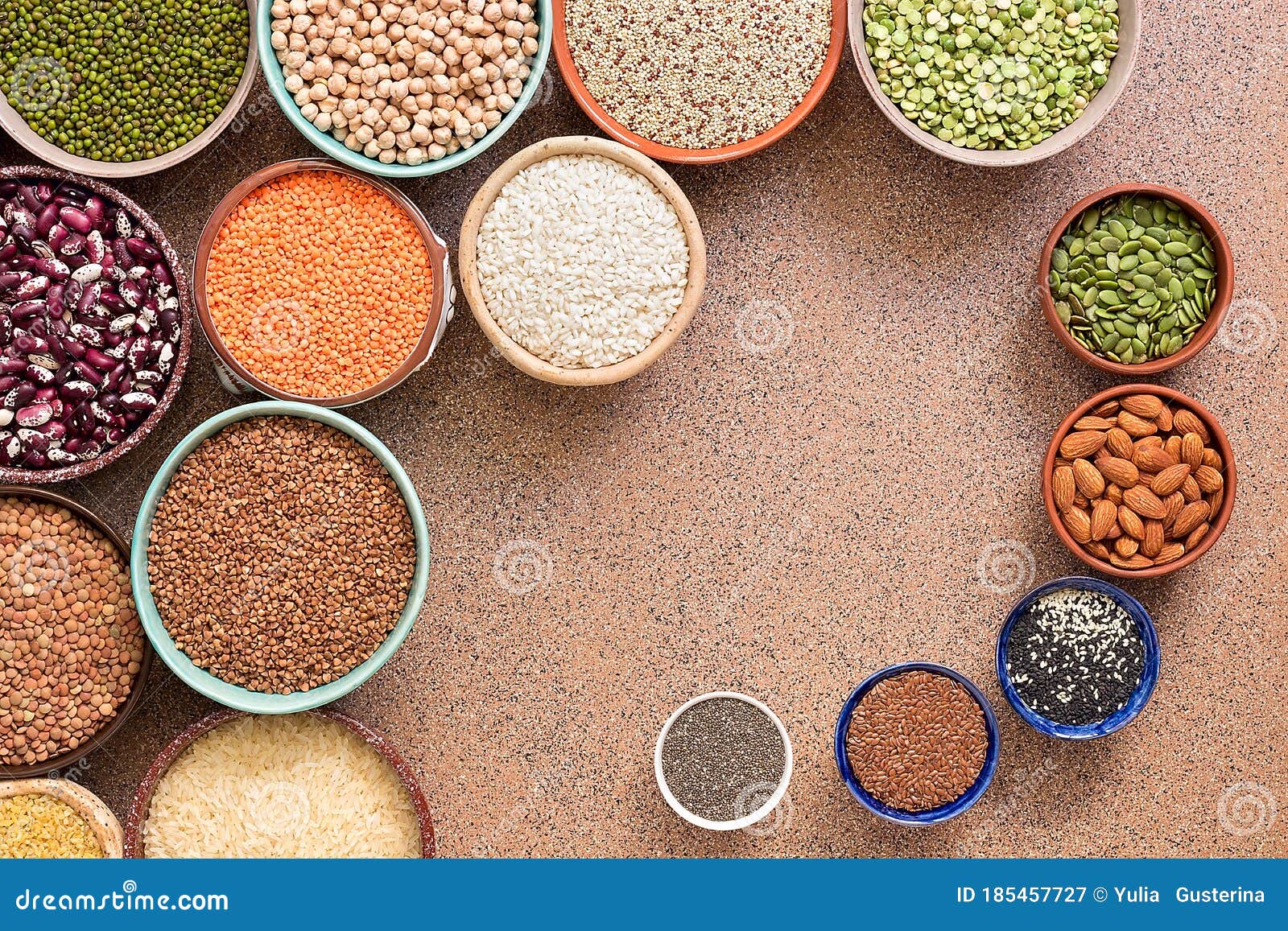 Beans And Grains Collage Royalty-Free Stock Photo | CartoonDealer.com ...