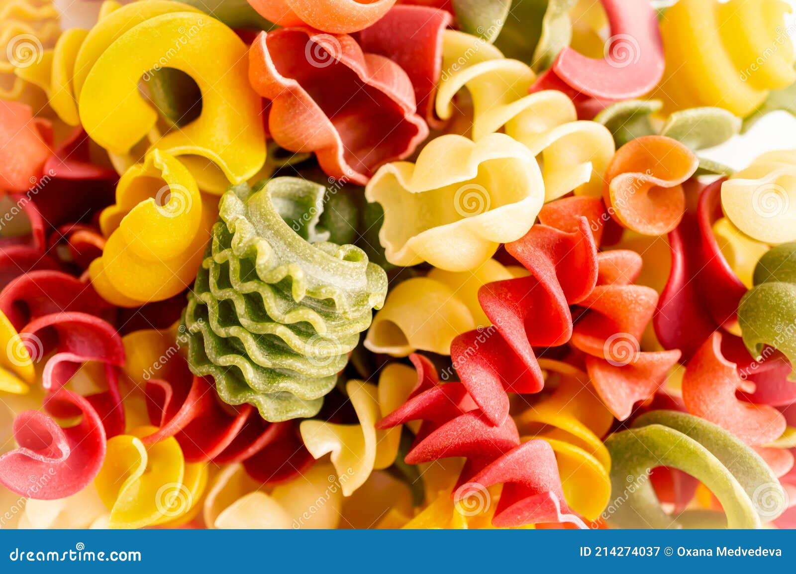 Assorted Different Types of Pasta. Grocery Food Background Top View ...