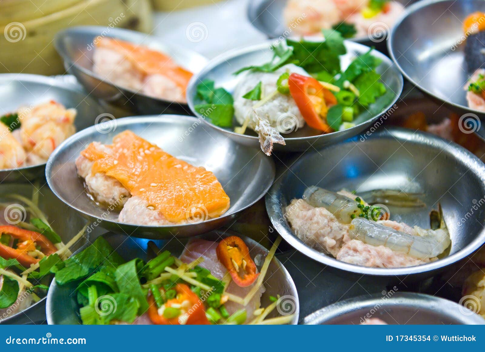 Assorted Dim Sum stock photo. Image of crab, cuisine - 17345354
