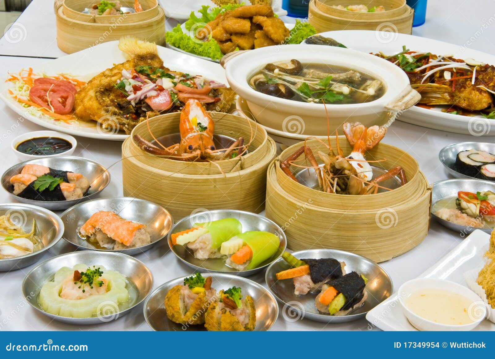 Assorted Dim Sum stock photo. Image of curve, dimsum - 17349954