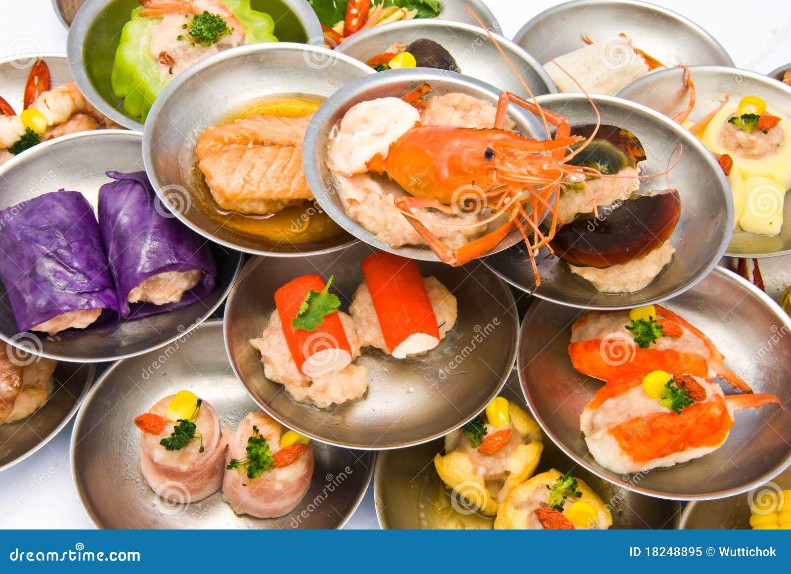 Assorted Dim Sum Royalty Free Stock Photo - Image: 18248895