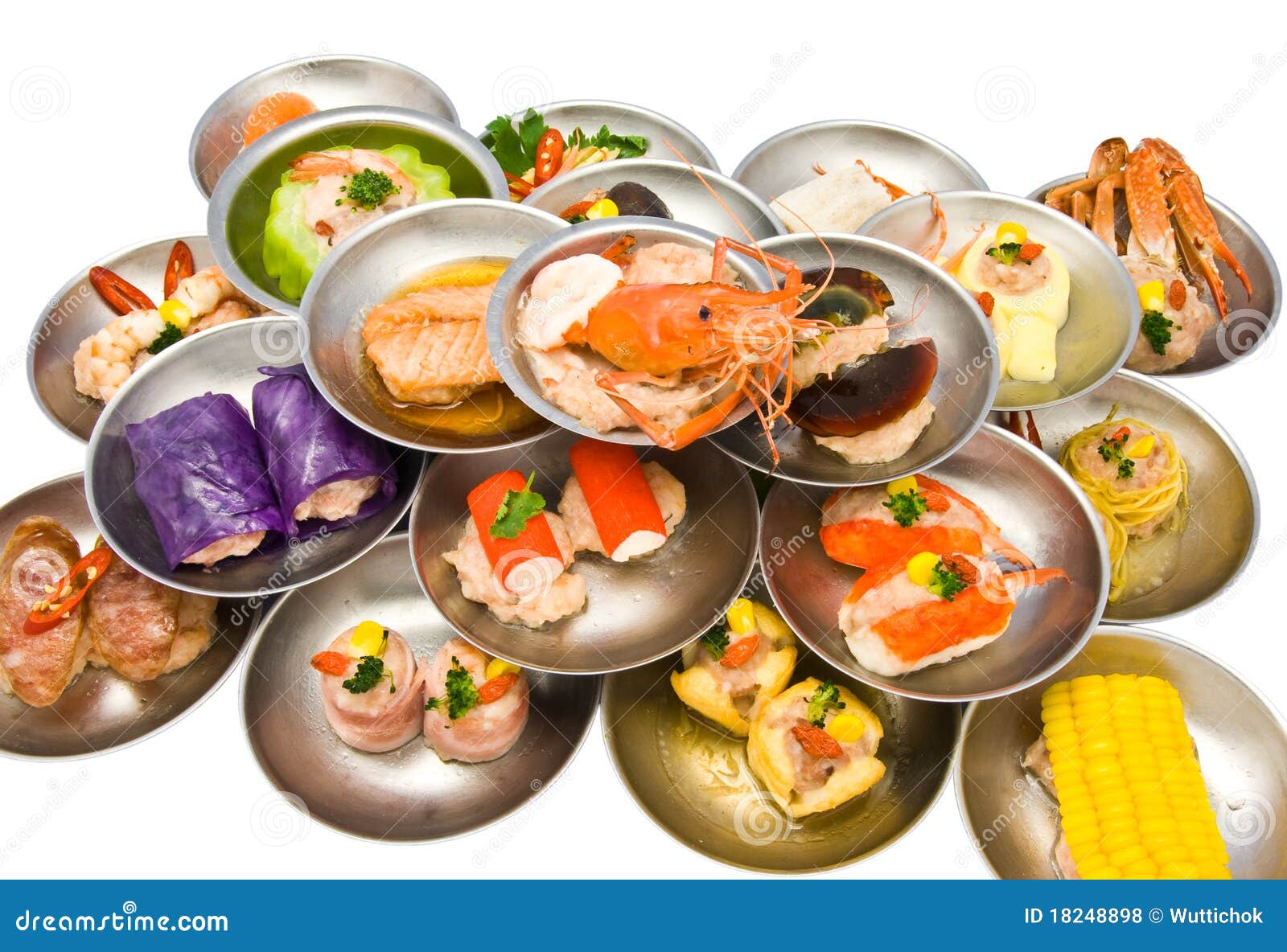 Assorted Dim Sum stock photo. Image of dinner, handmade - 18248898