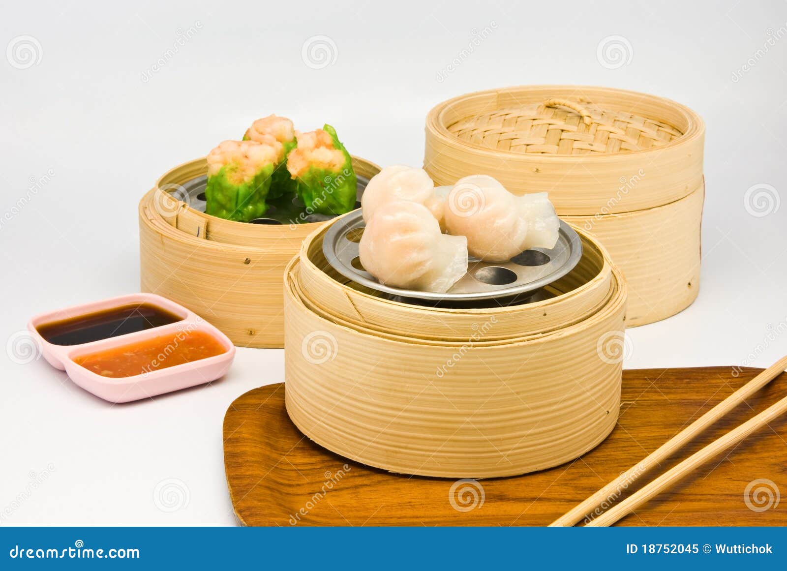 Assorted Dim Sum stock image. Image of breakfast, cook - 18752045