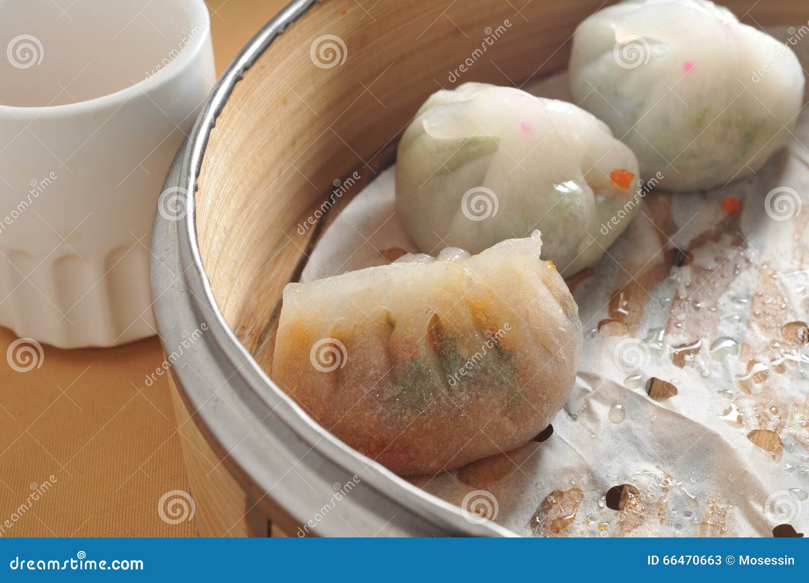 Assorted Dim sum stock image. Image of traditional, steamer - 66470663