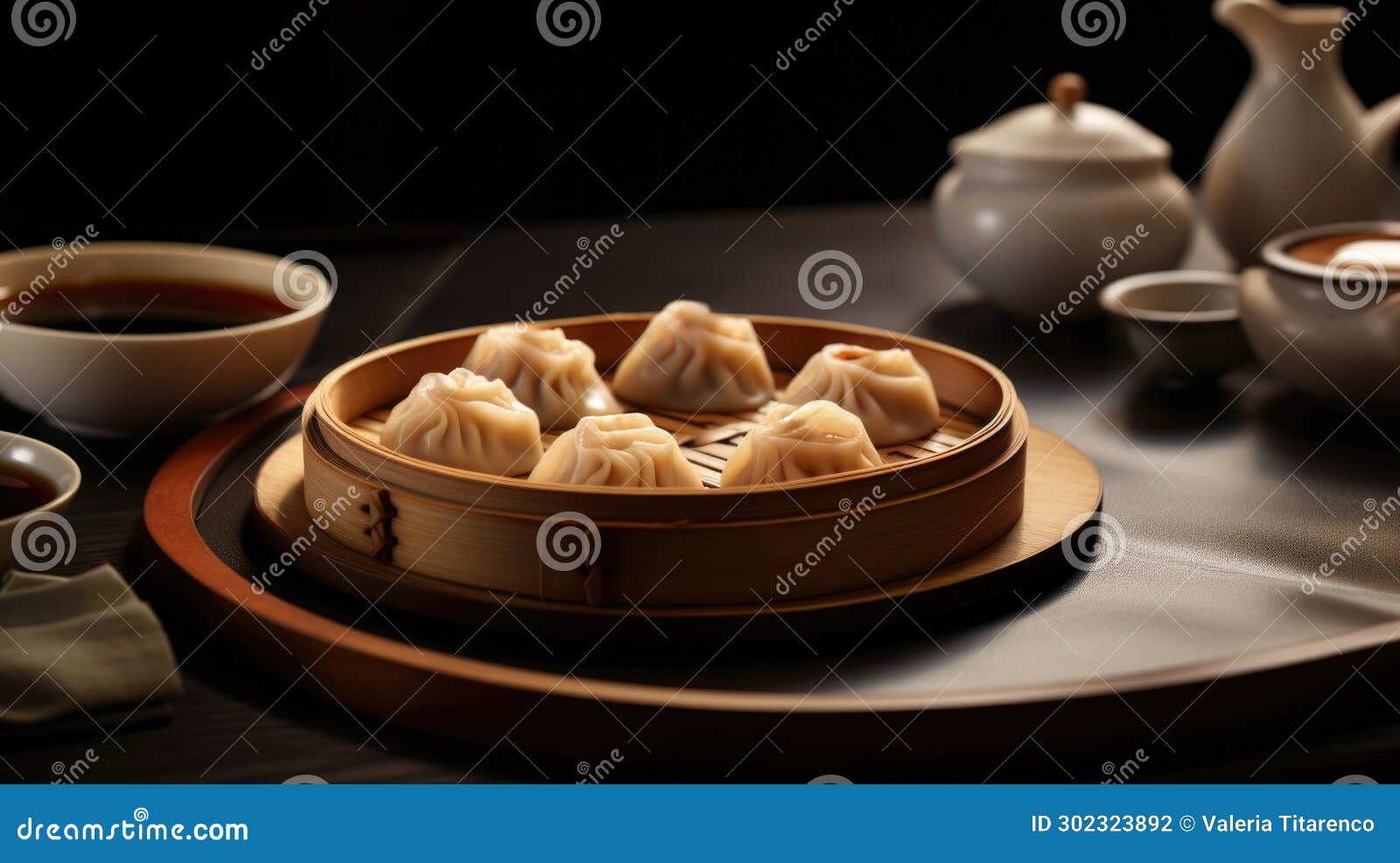 Assorted Dim Sum Platter, a Delightful Array of Traditional Chinese ...