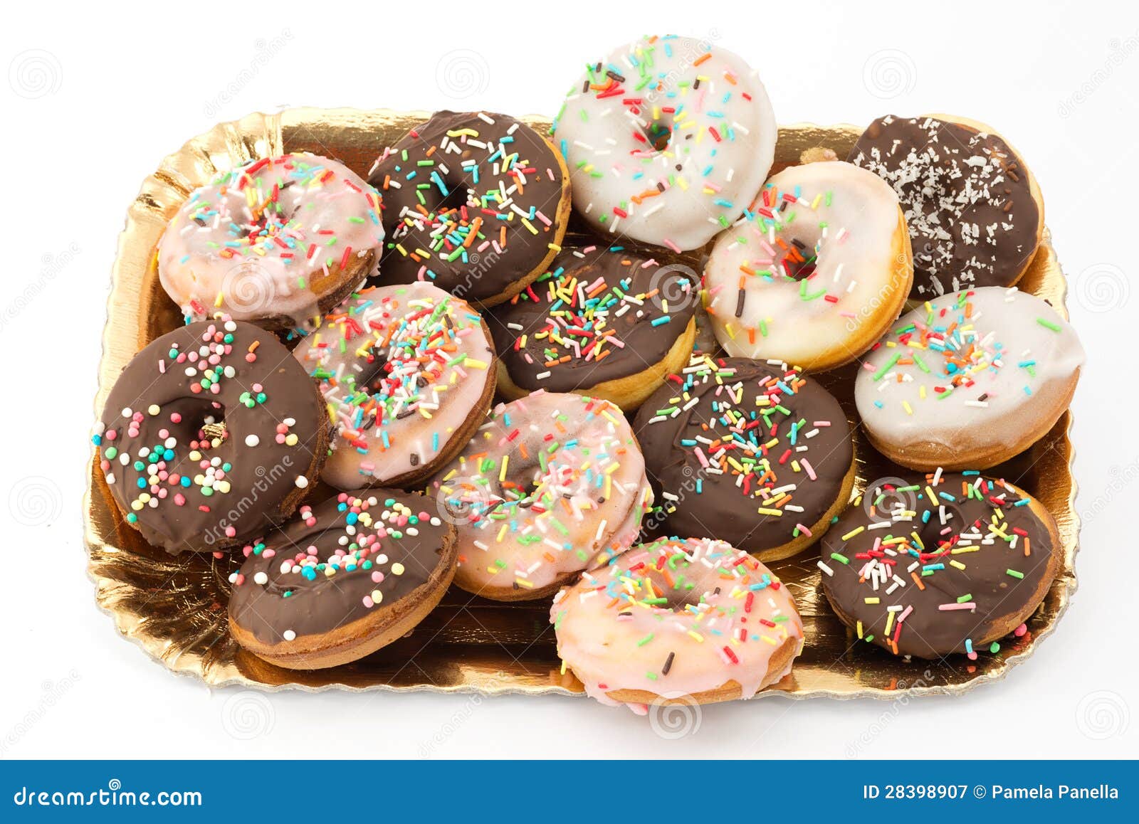 Assorted donuts stock image. Image of coconut, assorted - 28398907